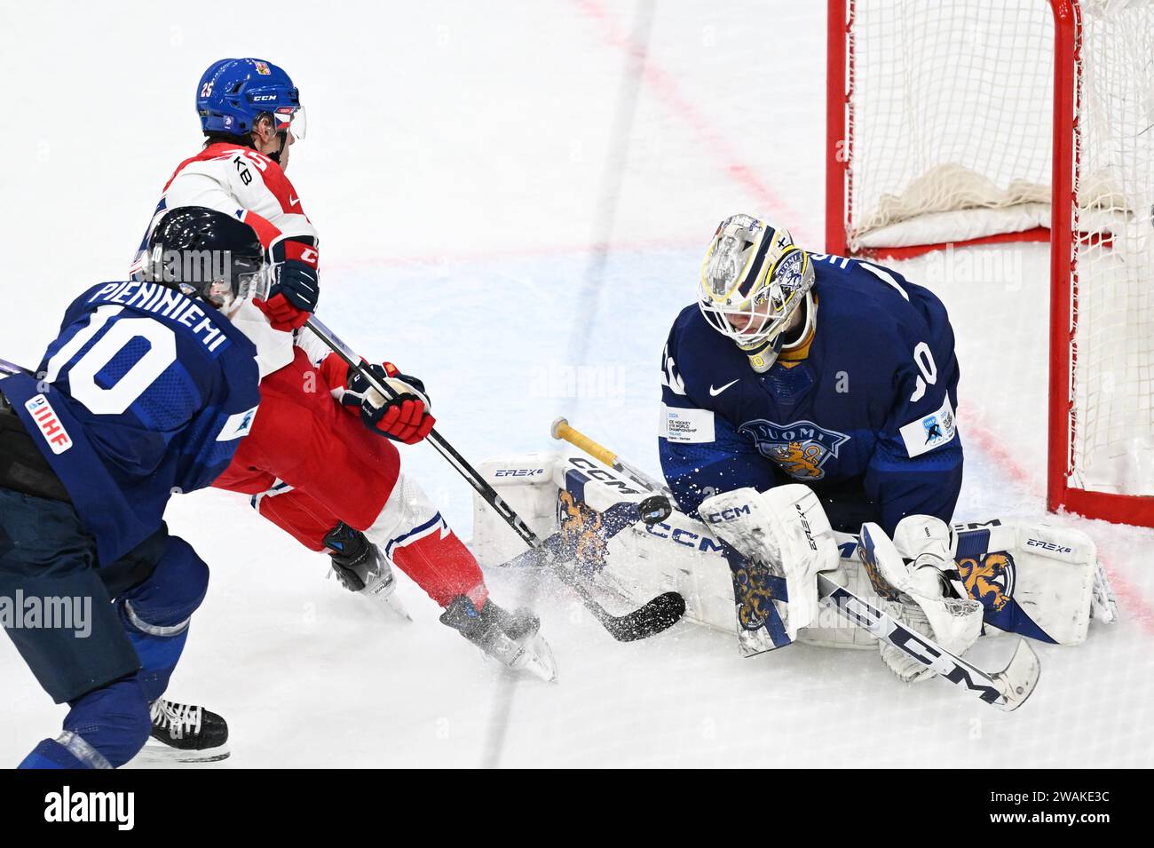 GOTHENBURG, SWEDEN 20240105Finland's Emil Pieniniemi, Czechia's Jiri ...