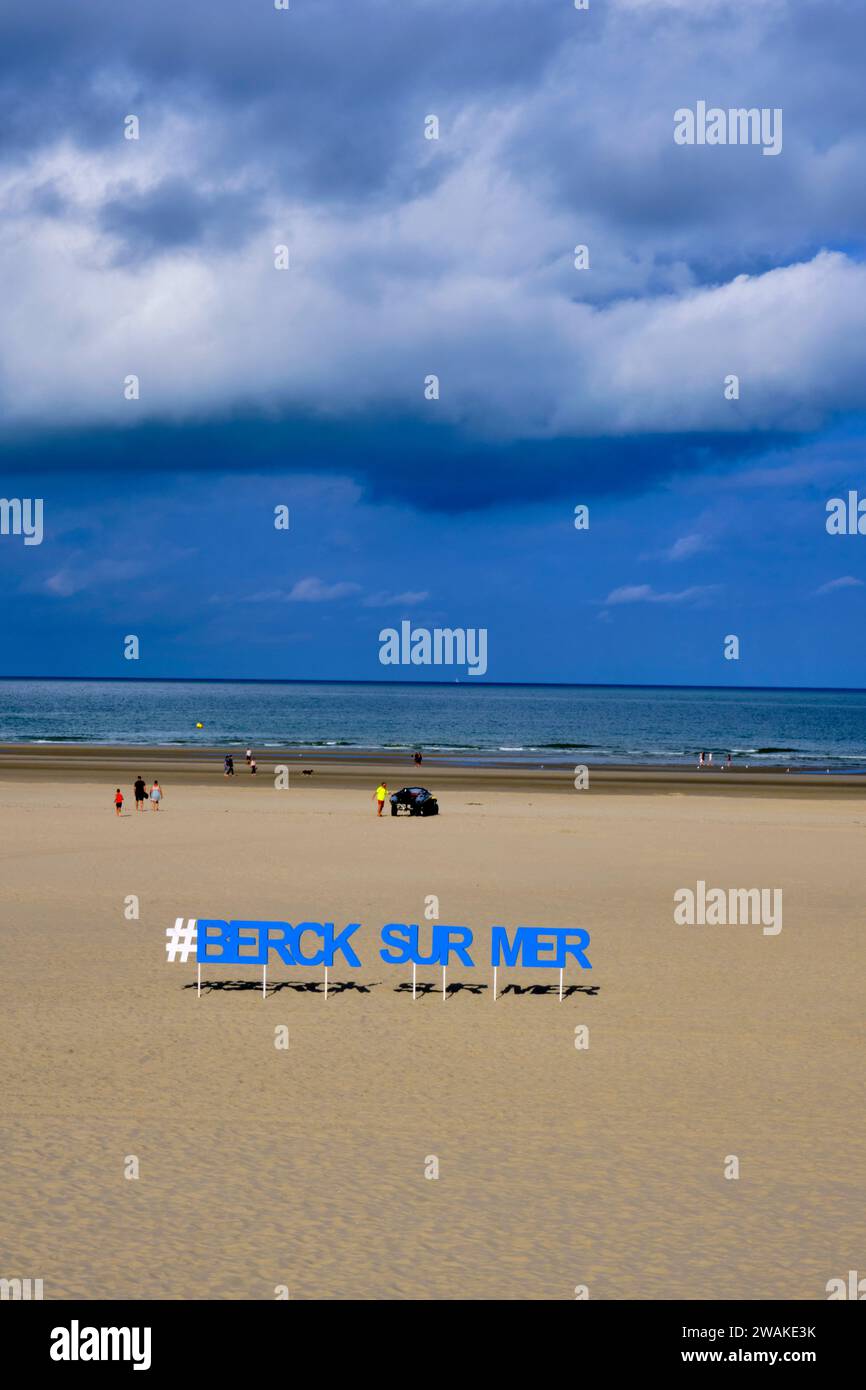 France, Pas-de-Calais, Berck-sur-Mer, the beach Stock Photo - Alamy