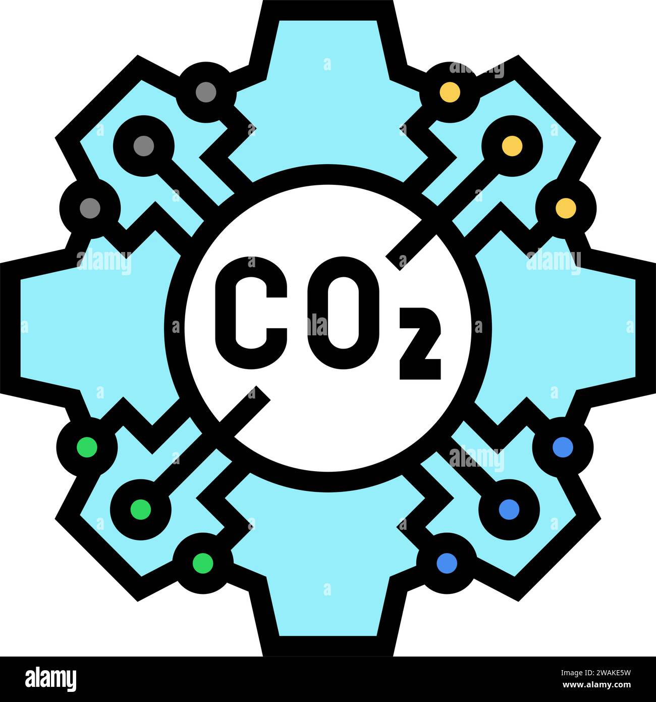 Carbon storage forest Stock Vector Images - Alamy