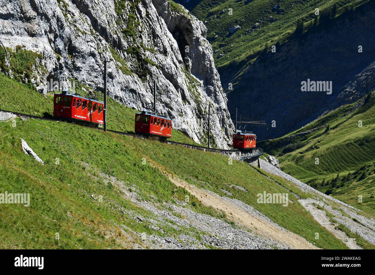 Pilatus cog railway, it's the worlds steepest cog railway, Mount ...