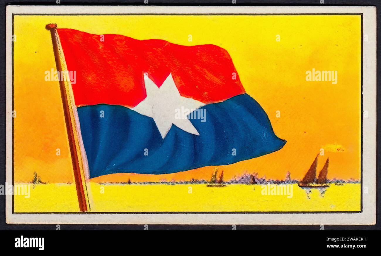 House Flag, Aberdeen & Commonwealth Line - Vintage German Cigarette ...