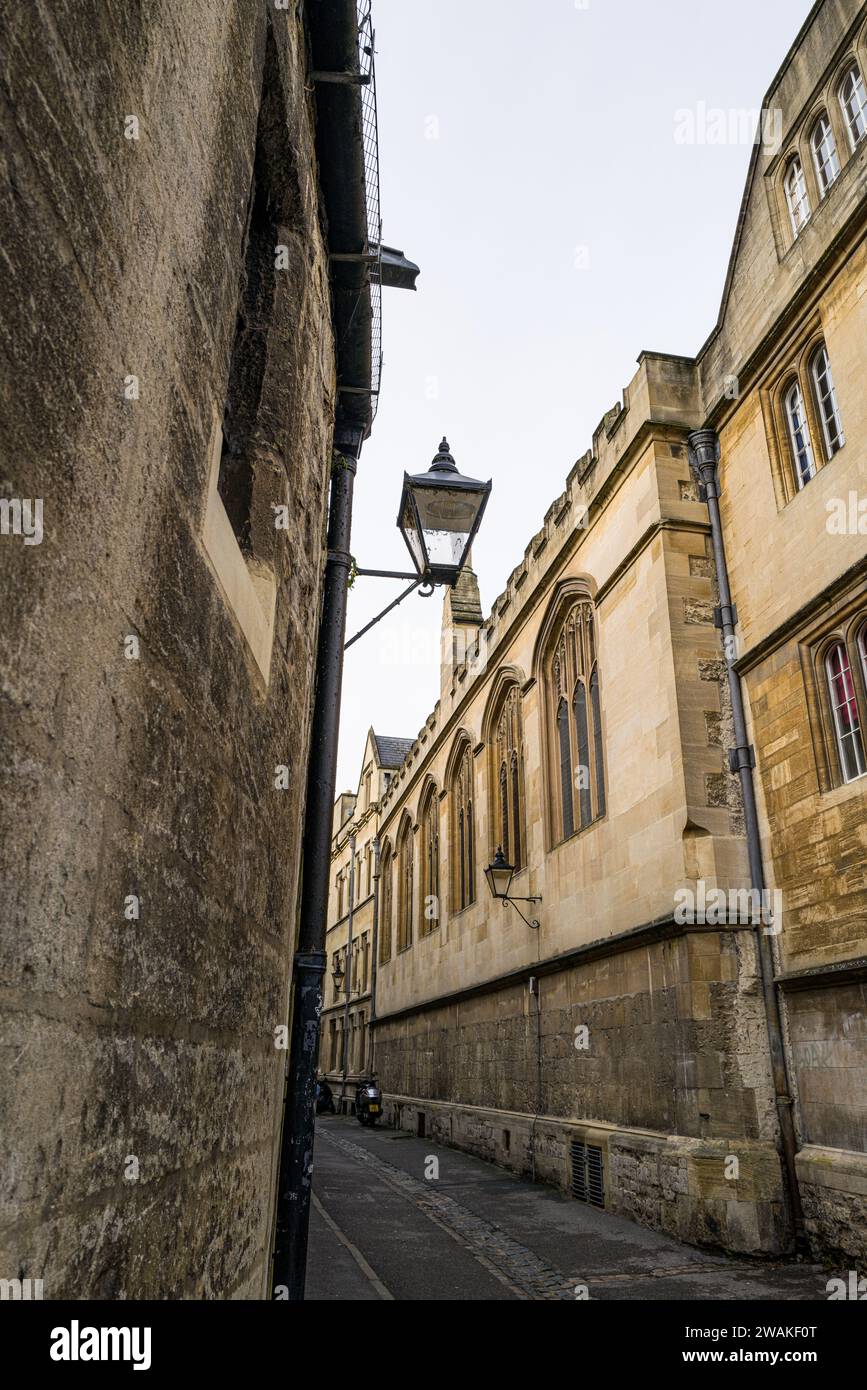 Brasenose Lane Oxford, England Stock Photo - Alamy