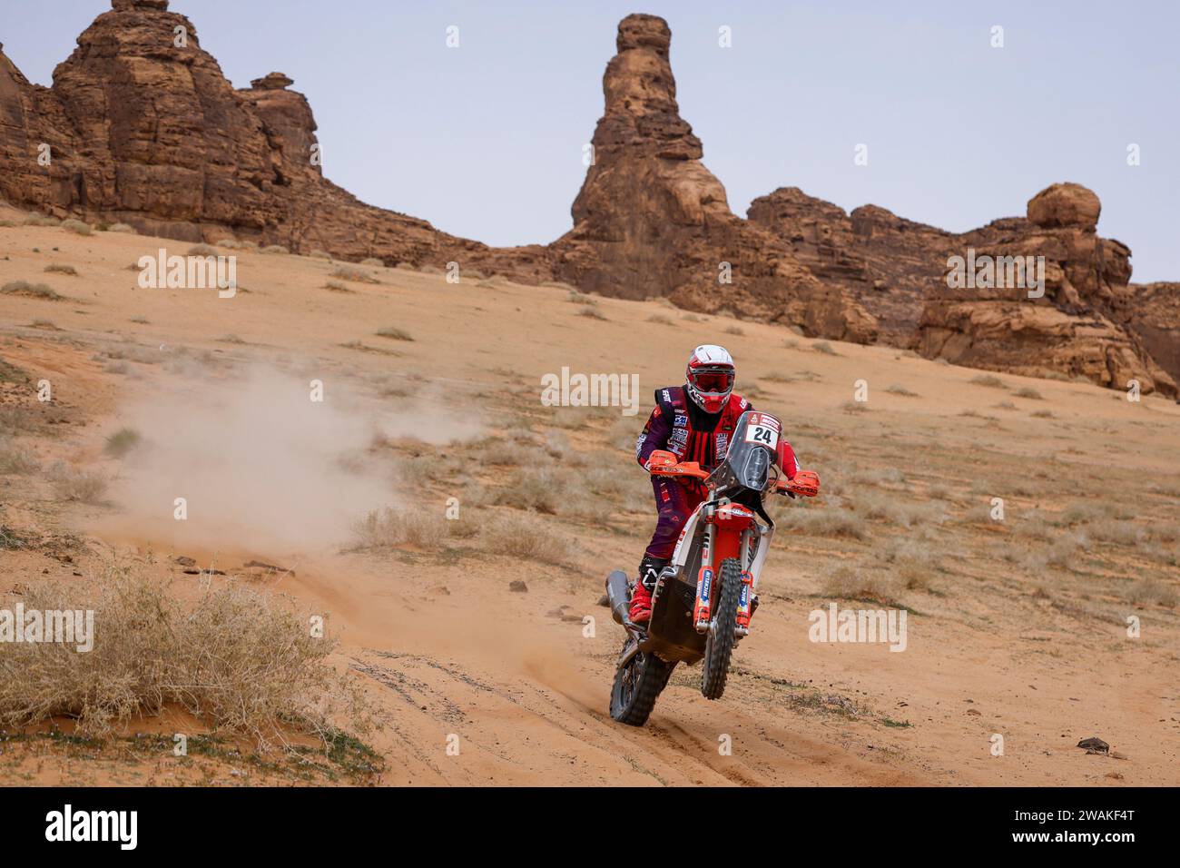 Al Ula, Arabie Saoudite. 05th Jan, 2024. 24 MULEC Toni (svk), BAS World KTM Racing Team, KTM ...