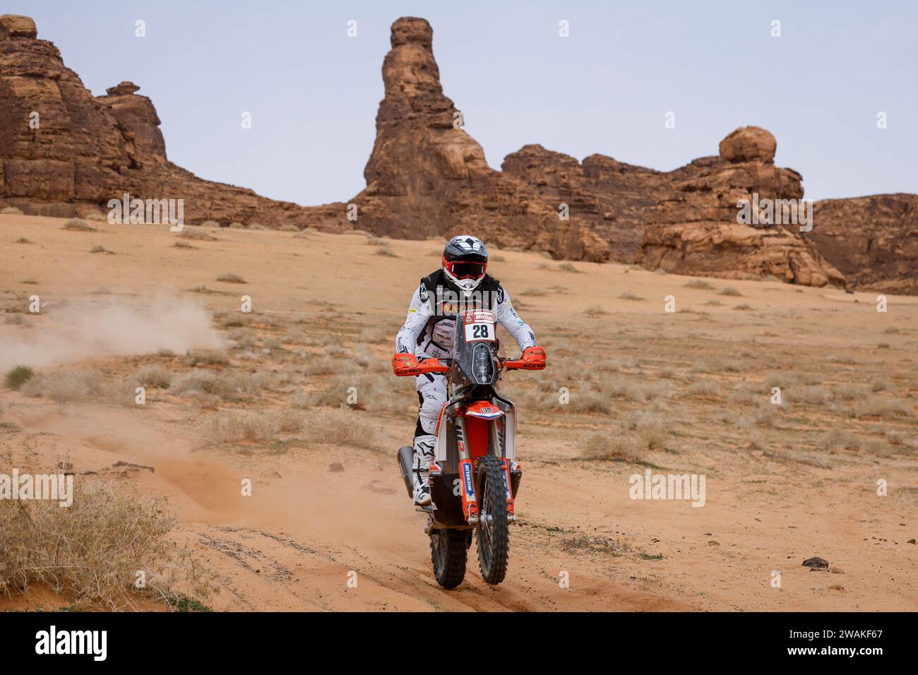 Al Ula, Arabie Saoudite. 05th Jan, 2024. 28 DOVEZE Mathieu (fra), BAS World KTM Racing Team, KTM ...
