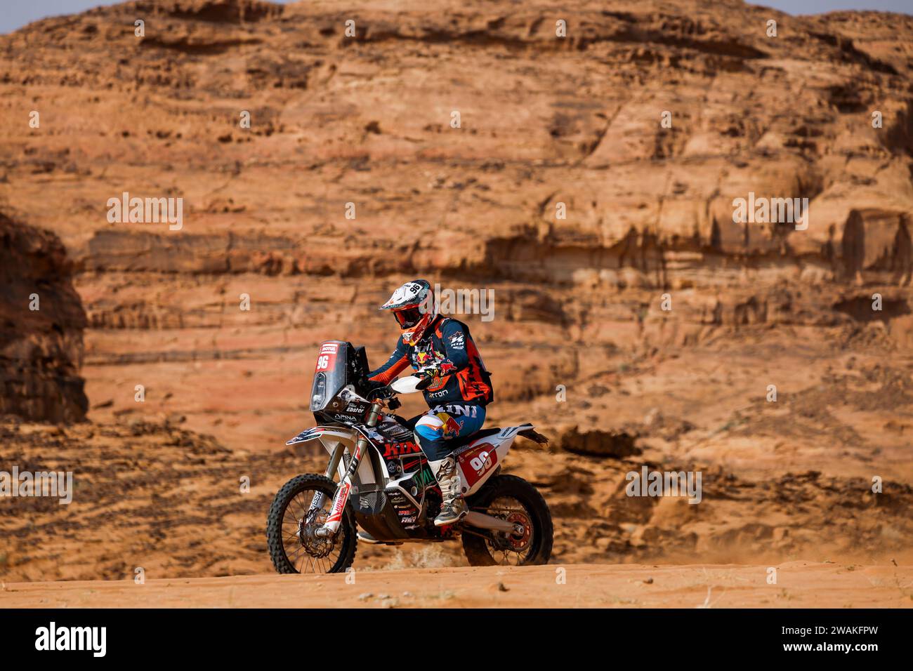 Al Ula, Arabie Saoudite. 05th Jan, 2024. 96 EBSTER Tobias (aut), Kini Rally Racing Team, KTM ...