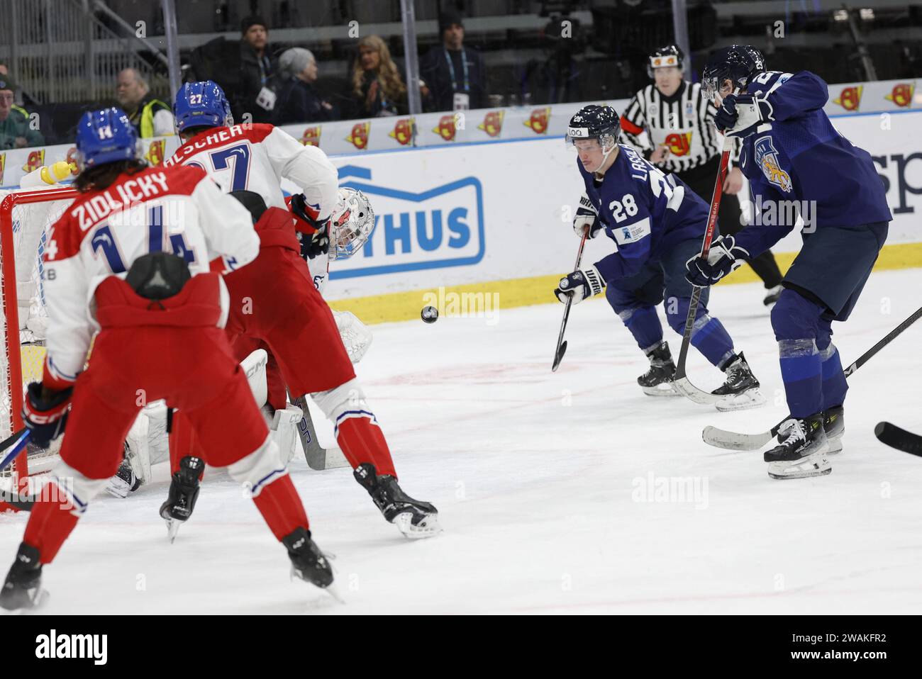 GOTHENBURG, SWEDEN 20240105Finland's Jere Lassila during the IIHF World ...