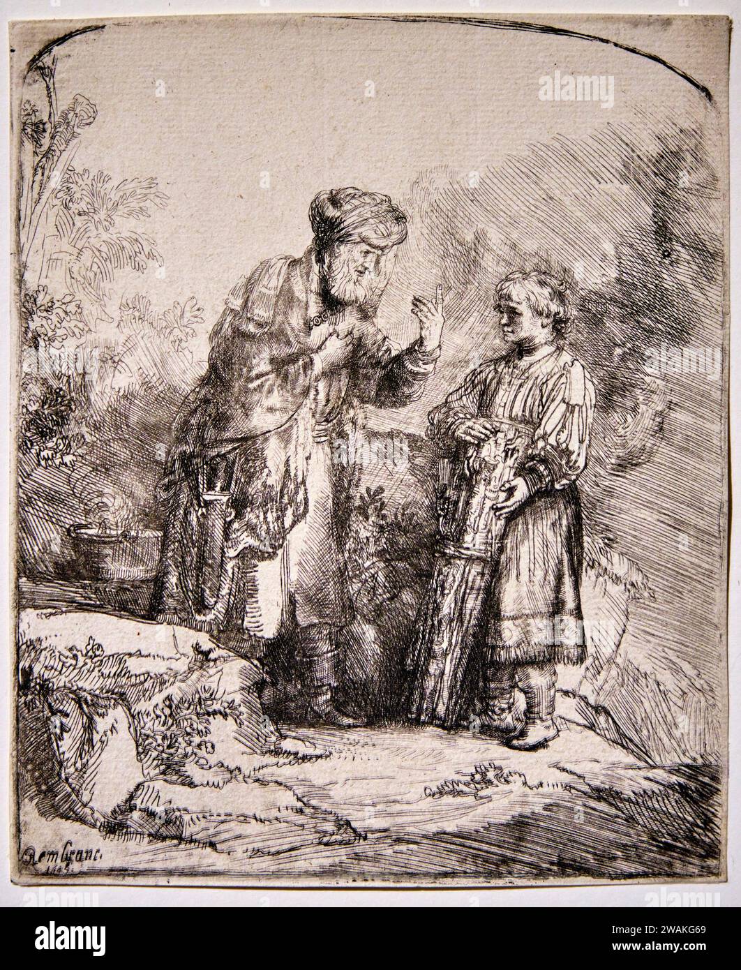 Eau forte rembrandt van rijn hi-res stock photography and images - Alamy