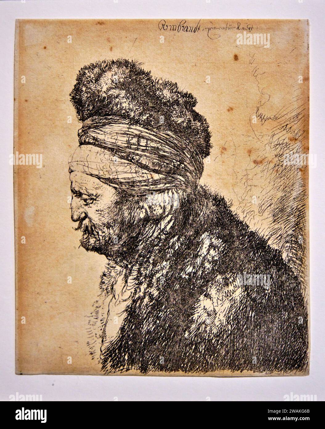 Eau forte rembrandt van rijn hi-res stock photography and images - Alamy