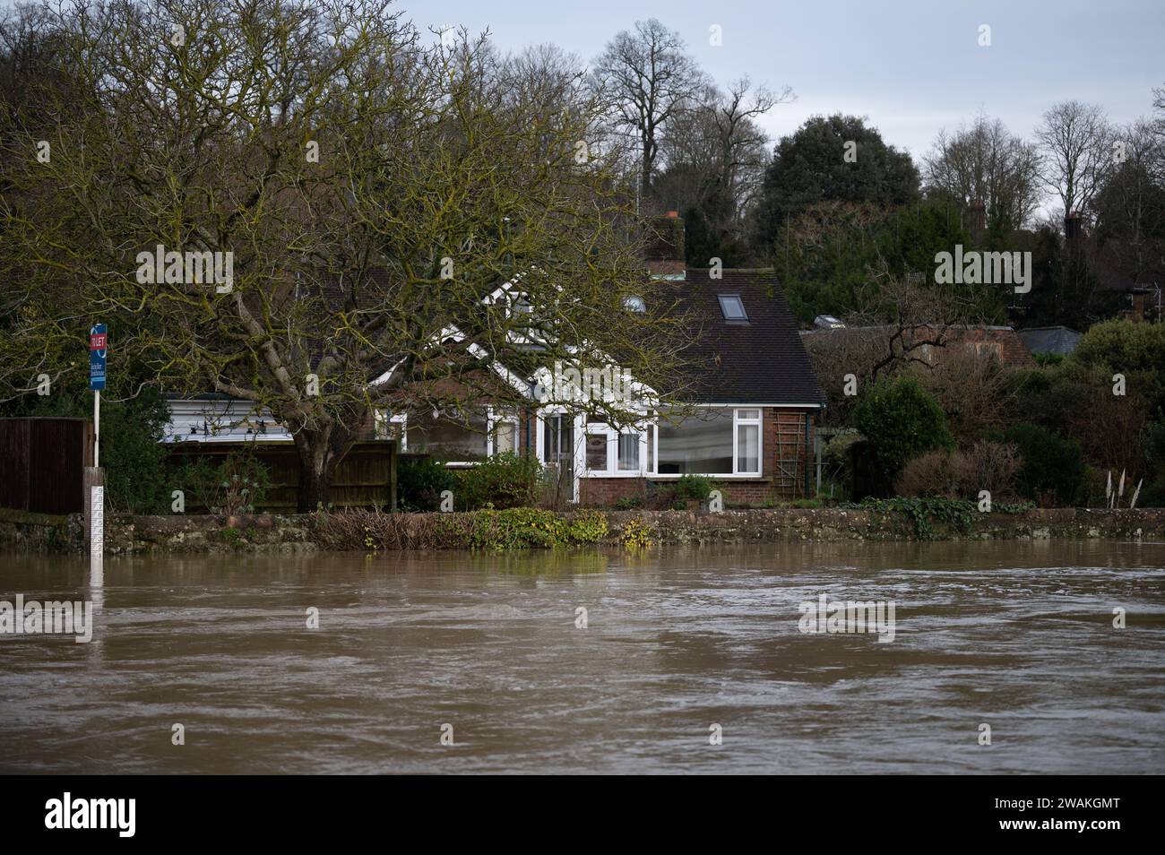 Flooding in Pulborough, West Sussex. The impact of surface water and ...