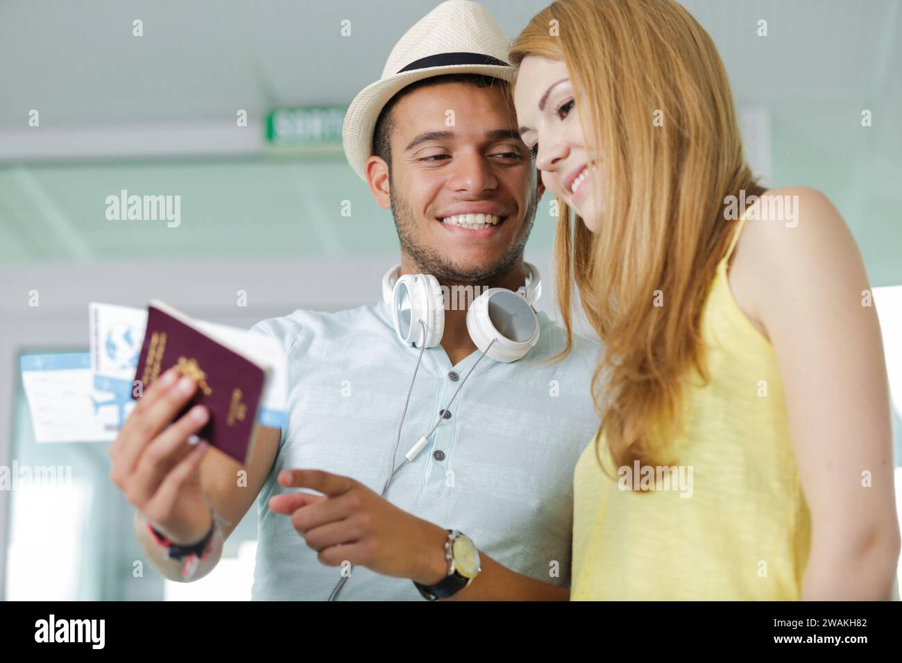 Passports for honeymoon hi-res stock photography and images - Alamy