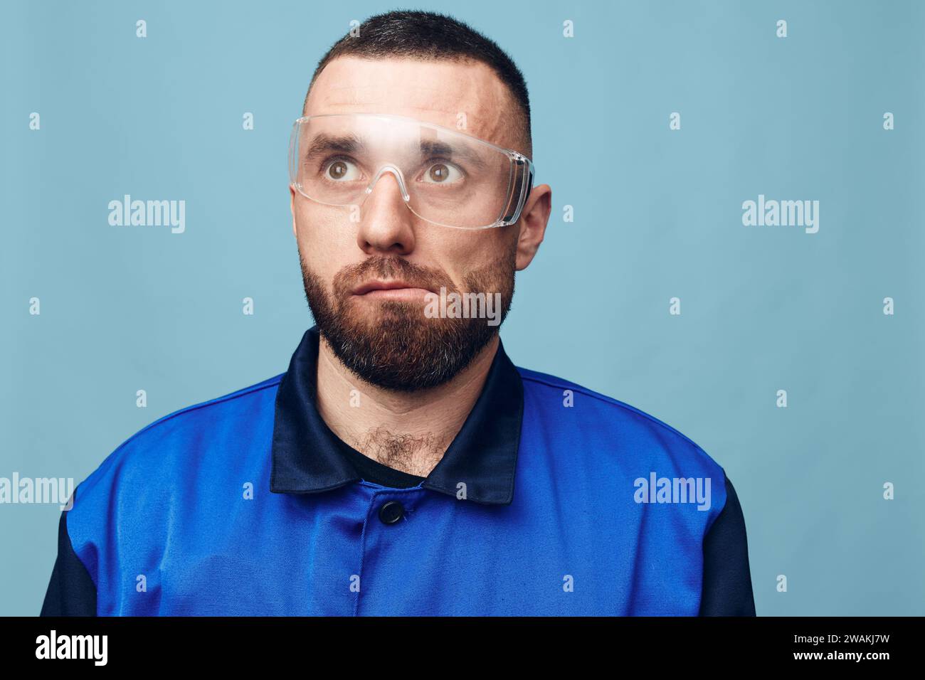 Man studio adult face portrait young isolated caucasian guy person ...