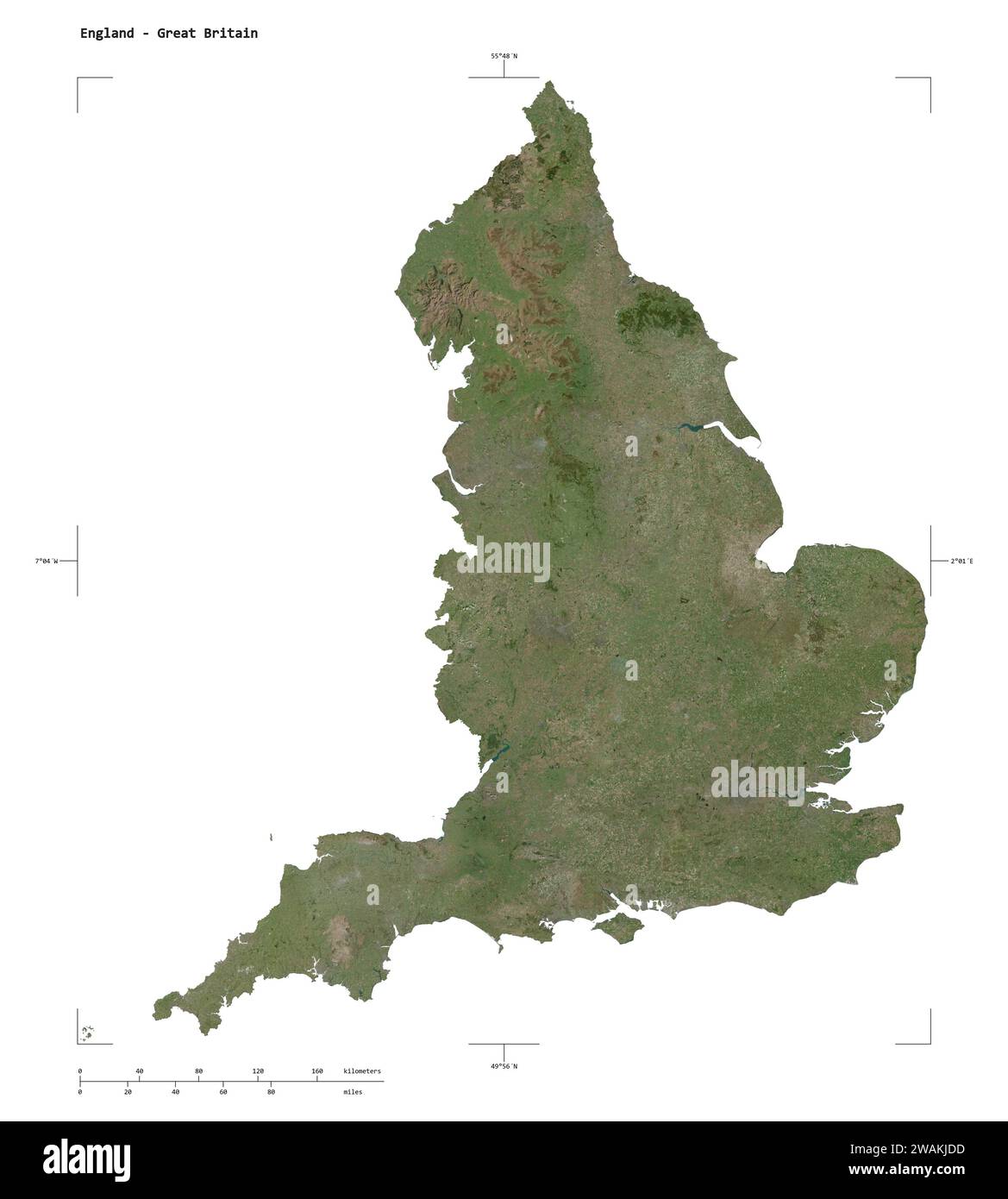 Shape of a high resolution satellite map of the England - Great Britain ... Shape of a high resolution satellite map of the England - Great Britain ...