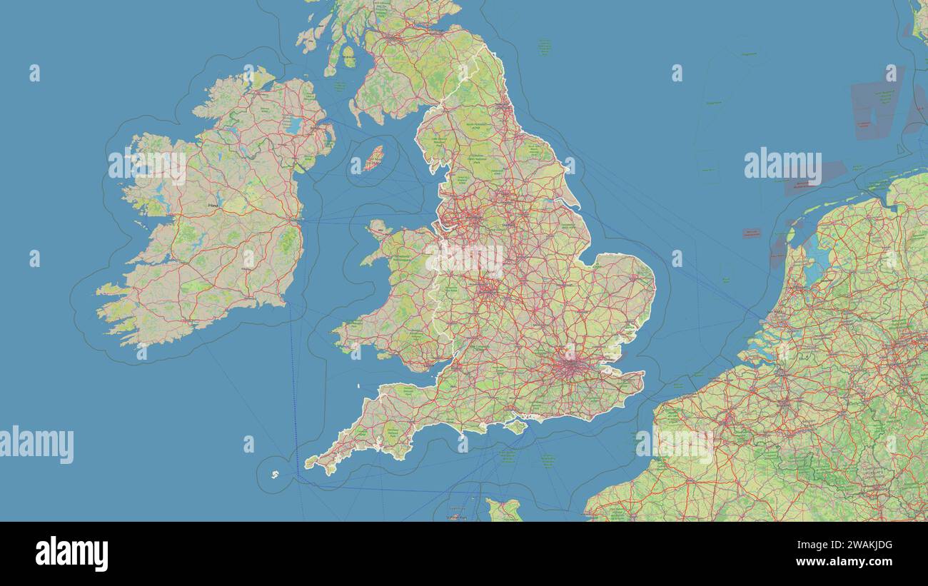 Great map of germany hi-res stock photography and images - Alamy