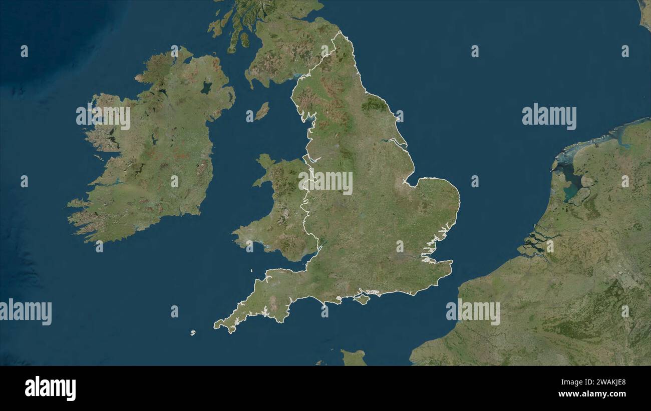 England administrative map hi-res stock photography and images - Alamy