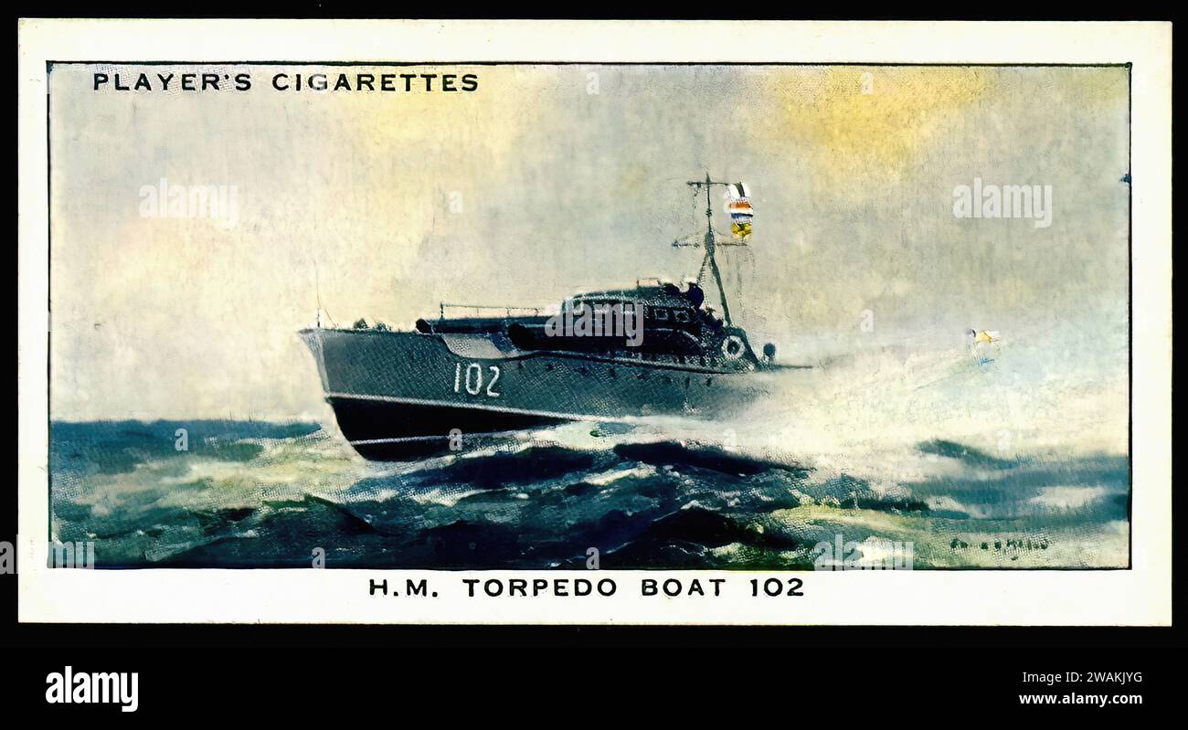 MTB102 - Vintage Cigarette Card Illustration Stock Photo - Alamy