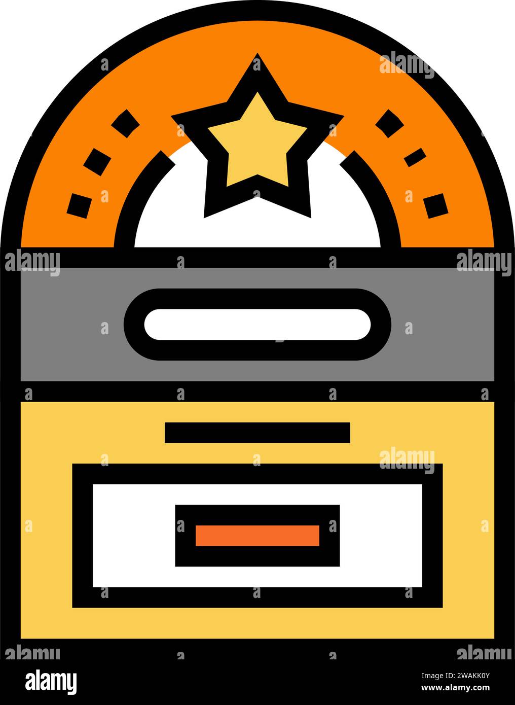 star rating energy conservation color icon vector illustration Stock ...