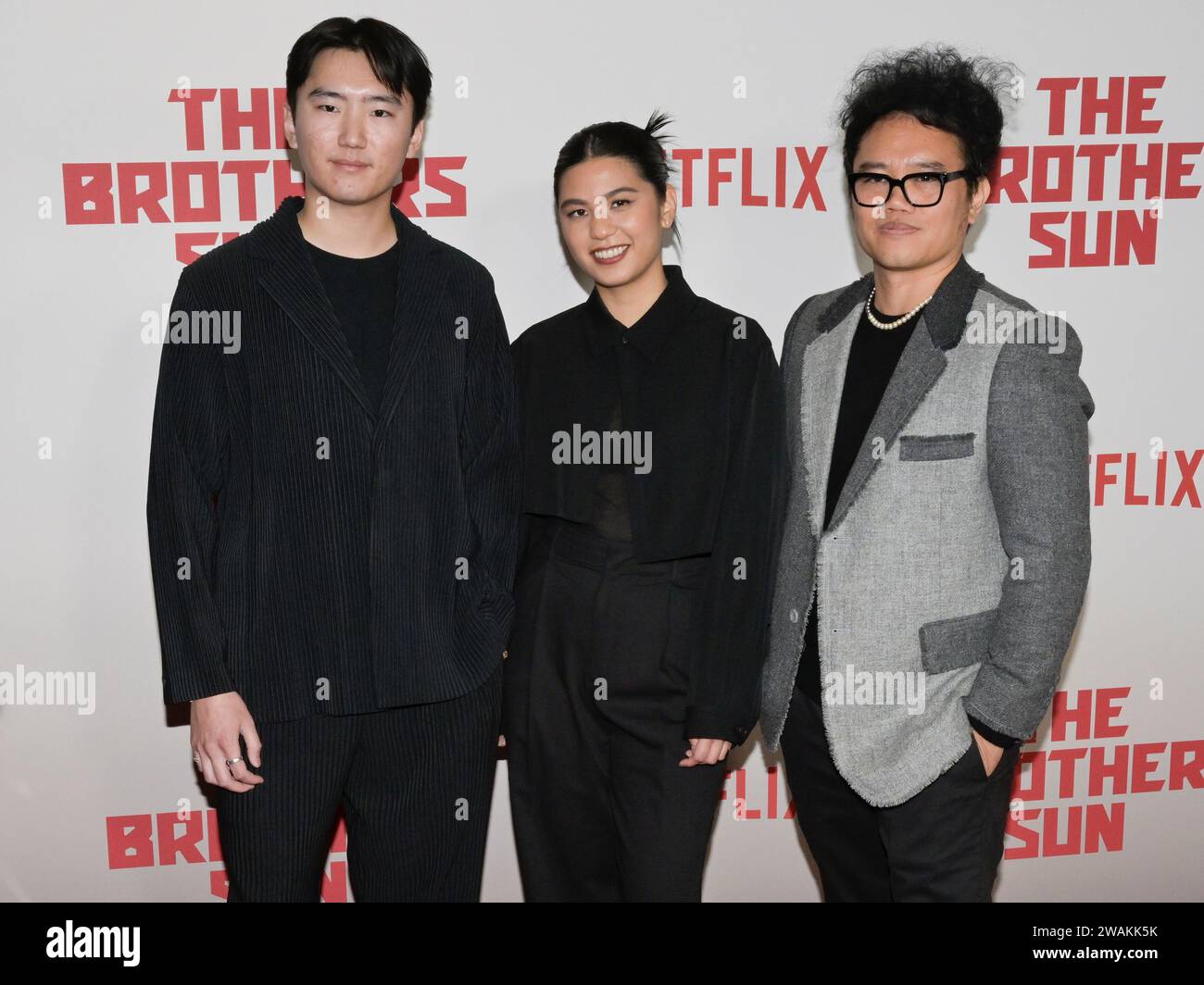 January 4, 2024, Hollywood, California, United States: (L-R) Nick Lee ...