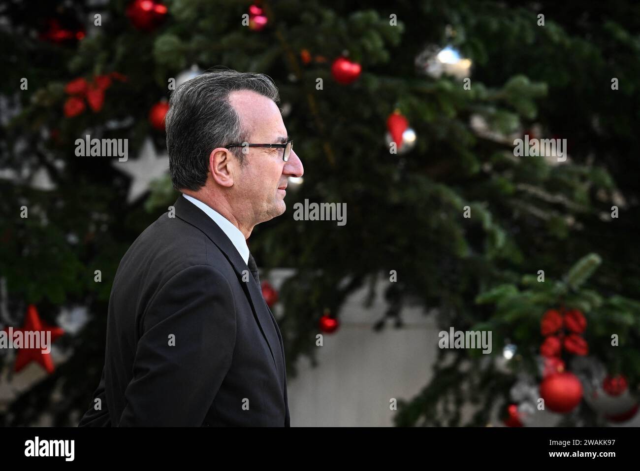 Paris, France. 05th Jan, 2024. Jose Pietroboni, chief of protocol at ...
