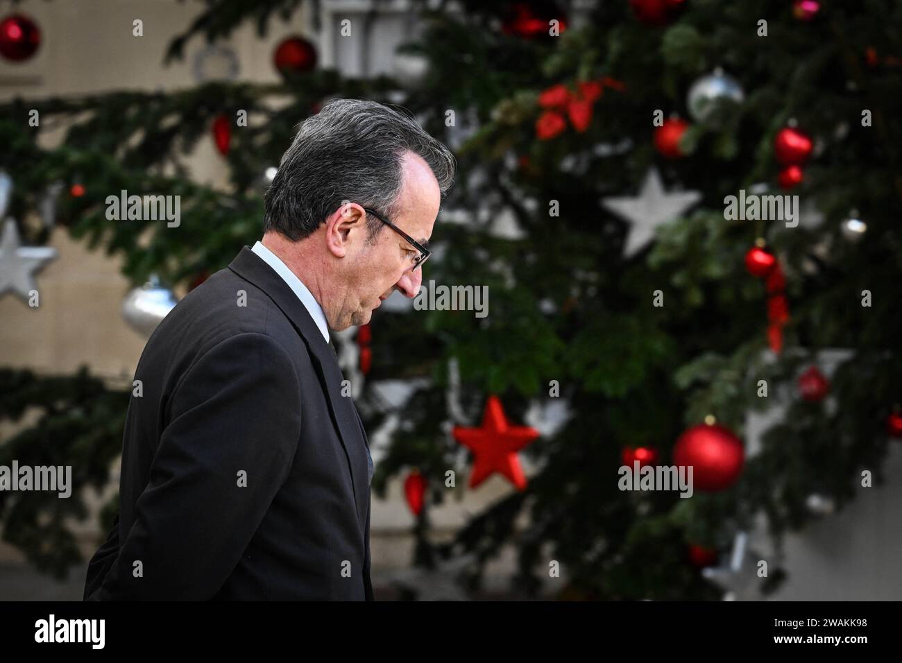 Paris, France. 05th Jan, 2024. Jose Pietroboni, chief of protocol at ...