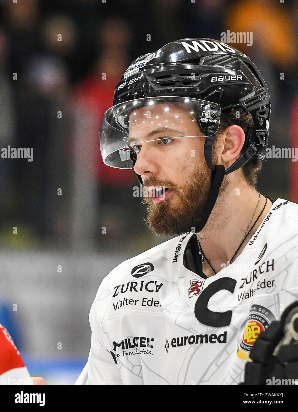 Memmingen, Deutschland. 03rd Jan, 2024. 03.01.2024, Eissporthalle am ...