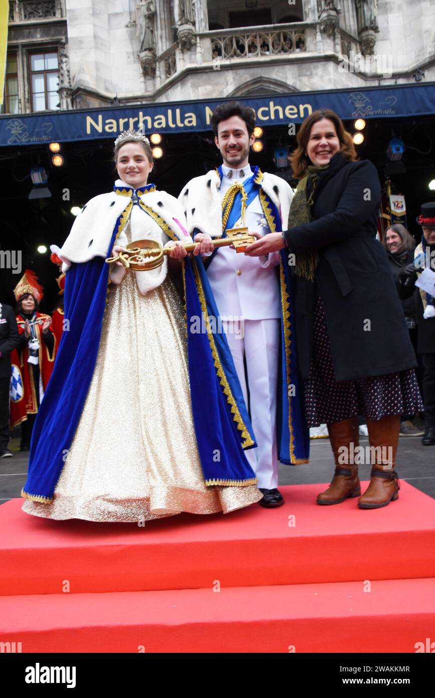 Narrhalla Faschingsprinzenpaar Katharina I. Ibscher 23 Frederik Jehle I ...