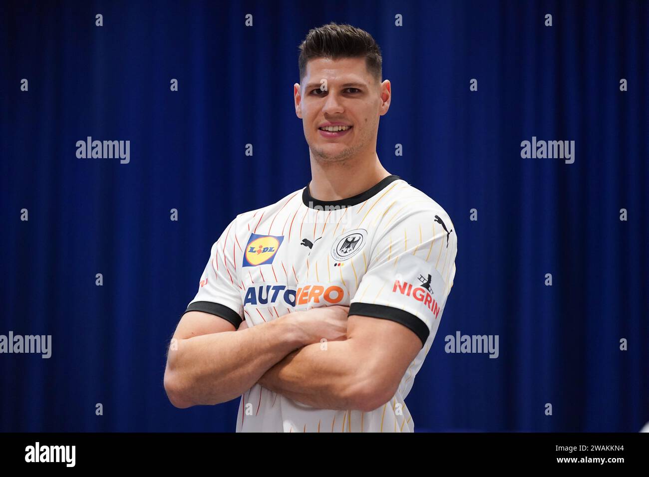 05 January 2024, Schleswig-Holstein, Brunsbüttel: Handball: European ...