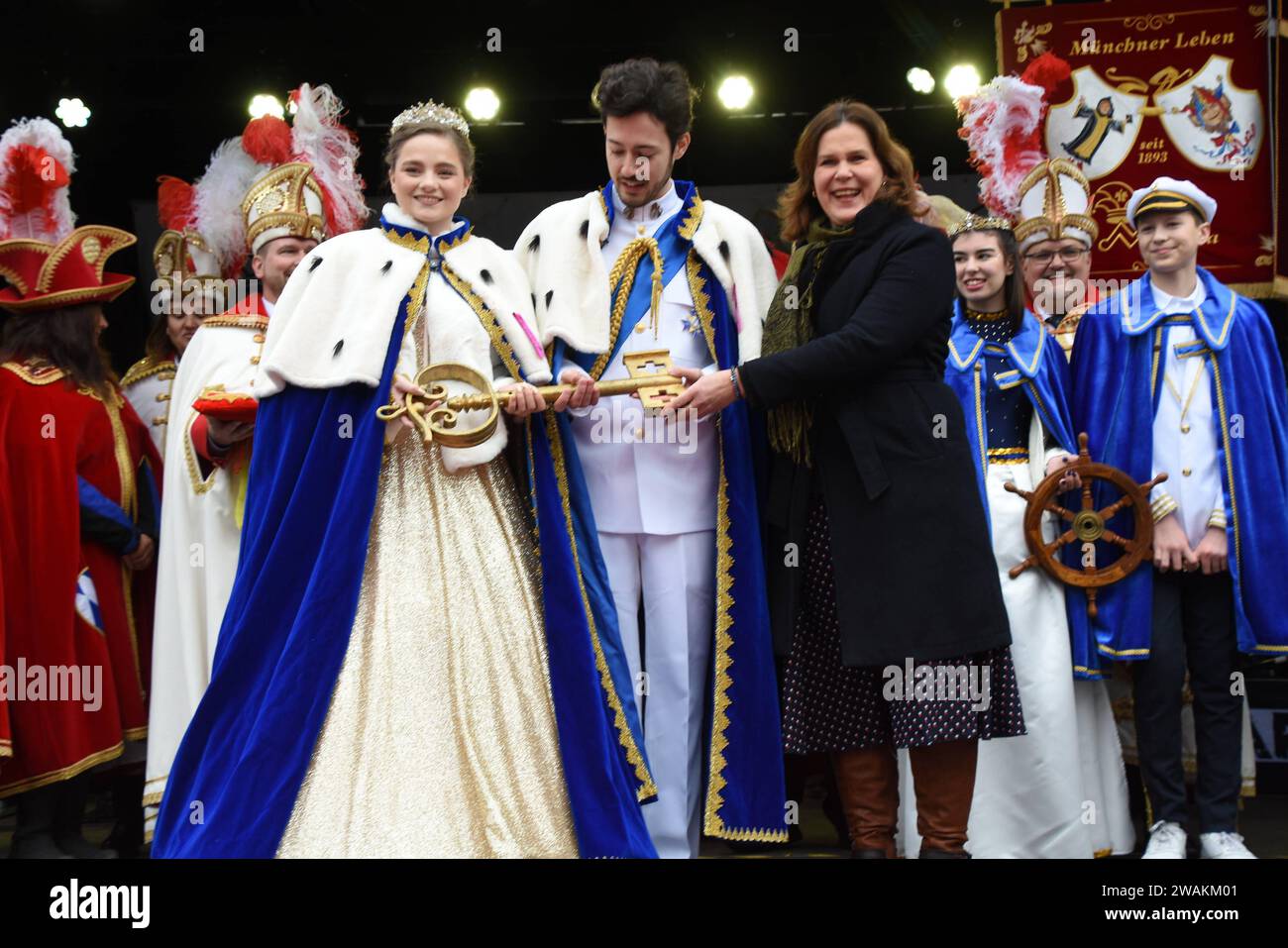 Narrhalla Faschingsprinzenpaar Katharina I. Ibscher 23 Frederik Jehle I ...