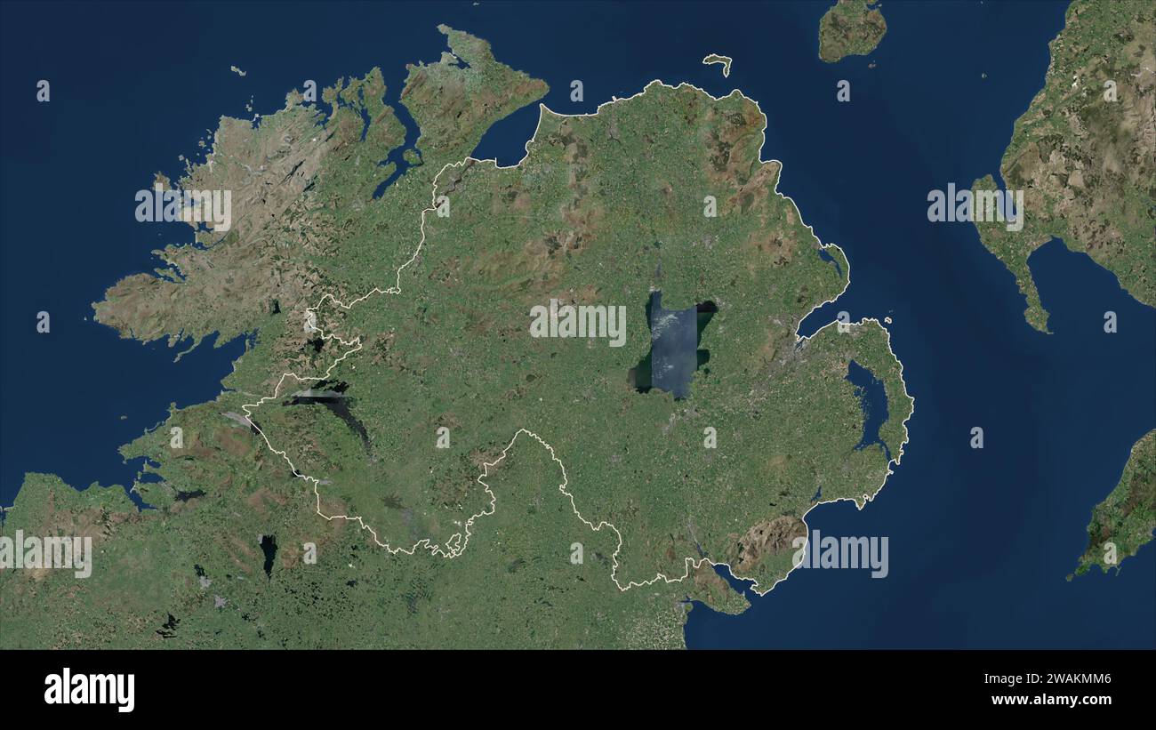 Northern europe map satellite hi-res stock photography and images - Alamy