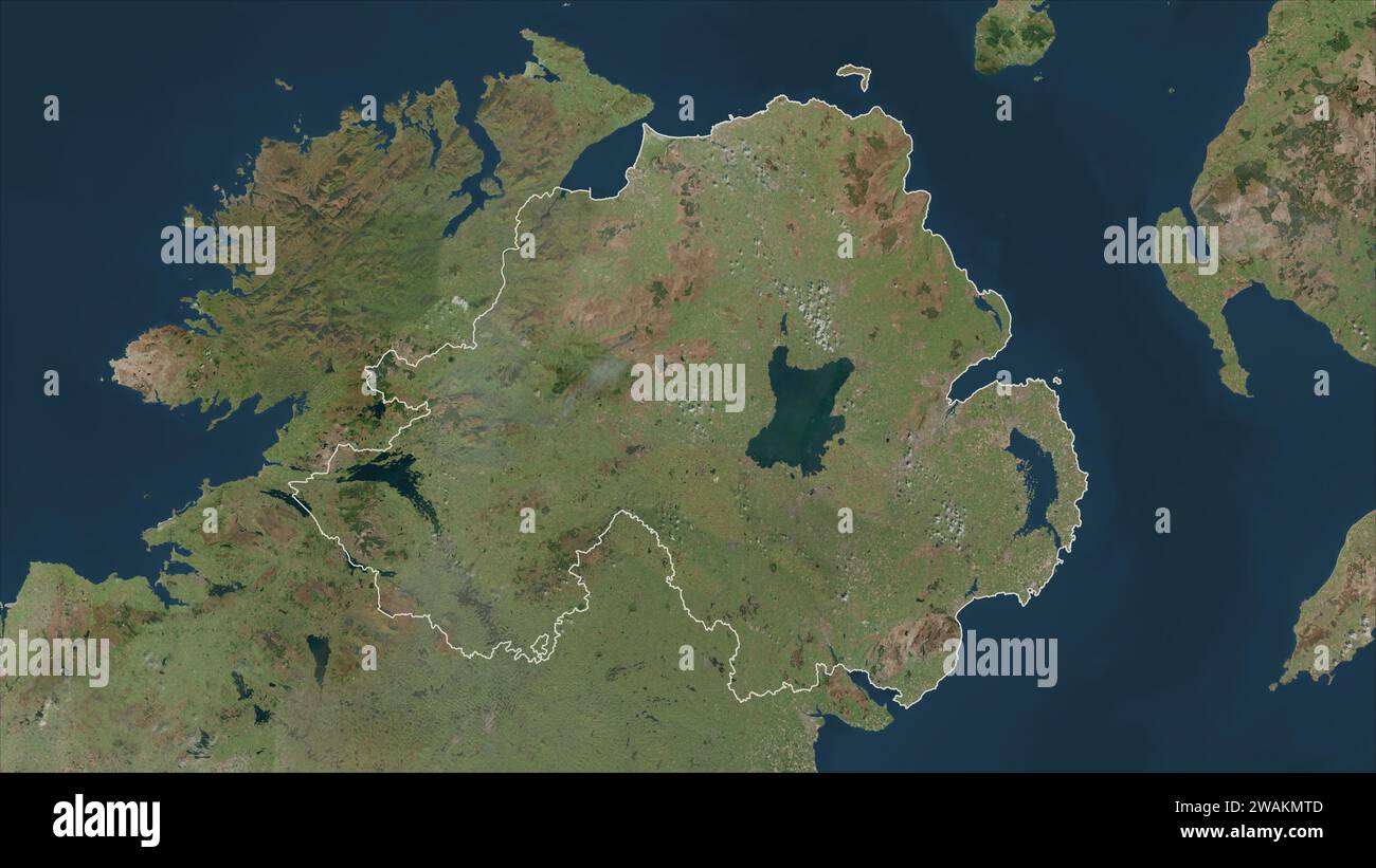 Northern europe map satellite hi-res stock photography and images - Alamy