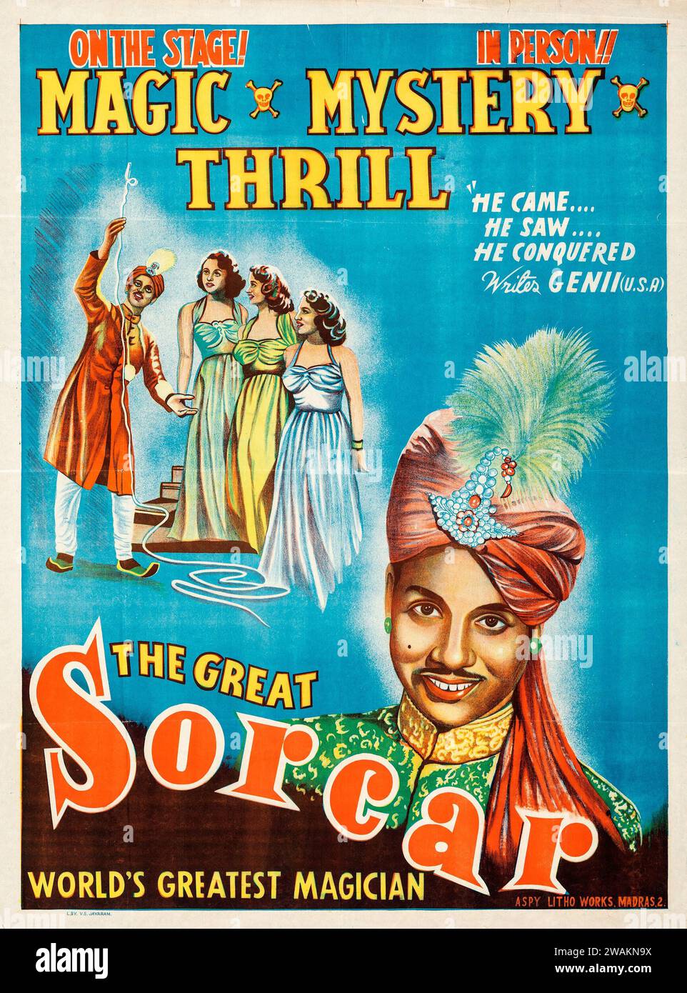 Worlds Greatest Magician - The Great Sorcar (1940s) Protul Chandra ...