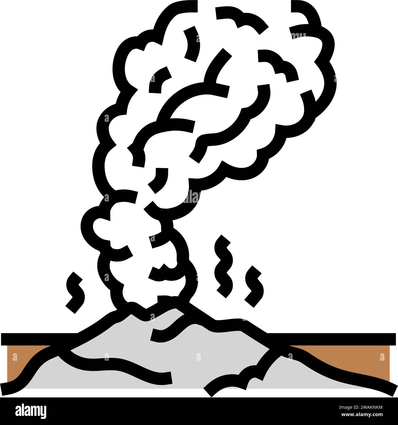 steam geothermal energy color icon vector illustration Stock Vector ... steam geothermal energy color icon vector illustration Stock Vector ...