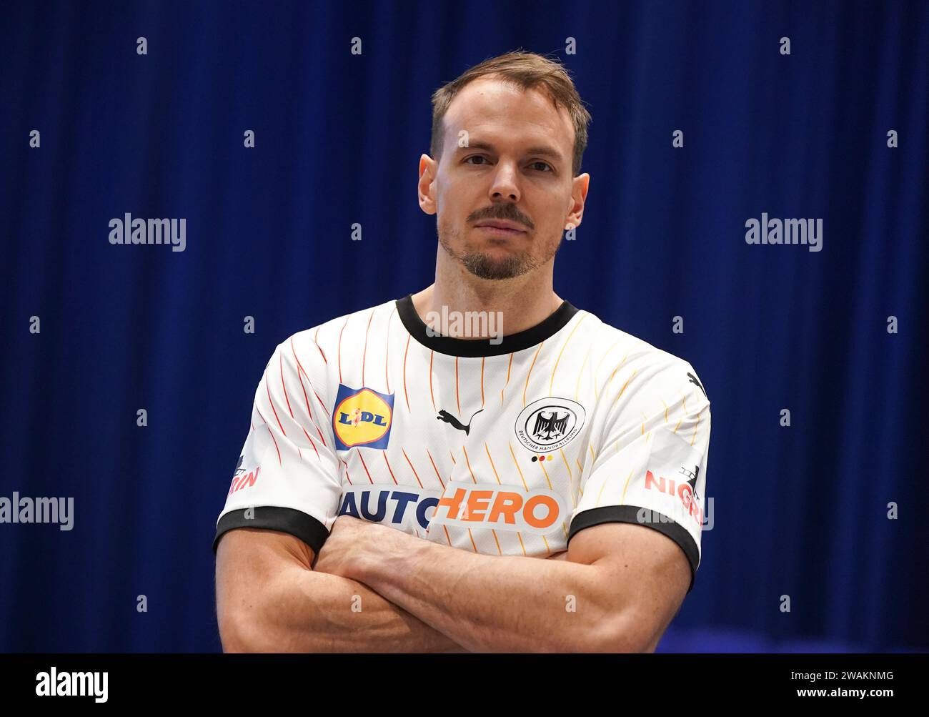 05 January 2024, Schleswig-Holstein, Brunsbüttel: Handball: European ...