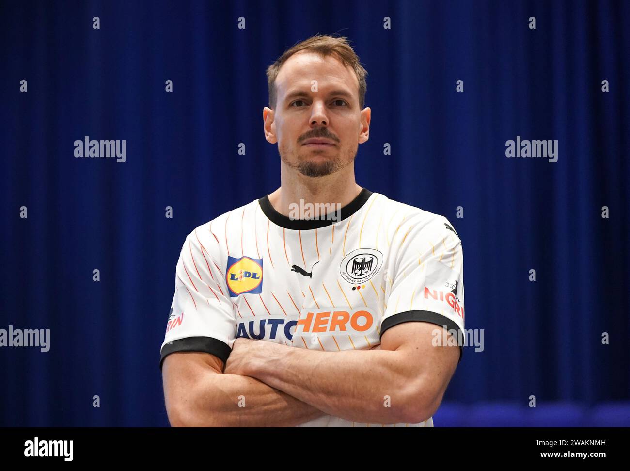 05 January 2024, Schleswig-Holstein, Brunsbüttel: Handball: European ...