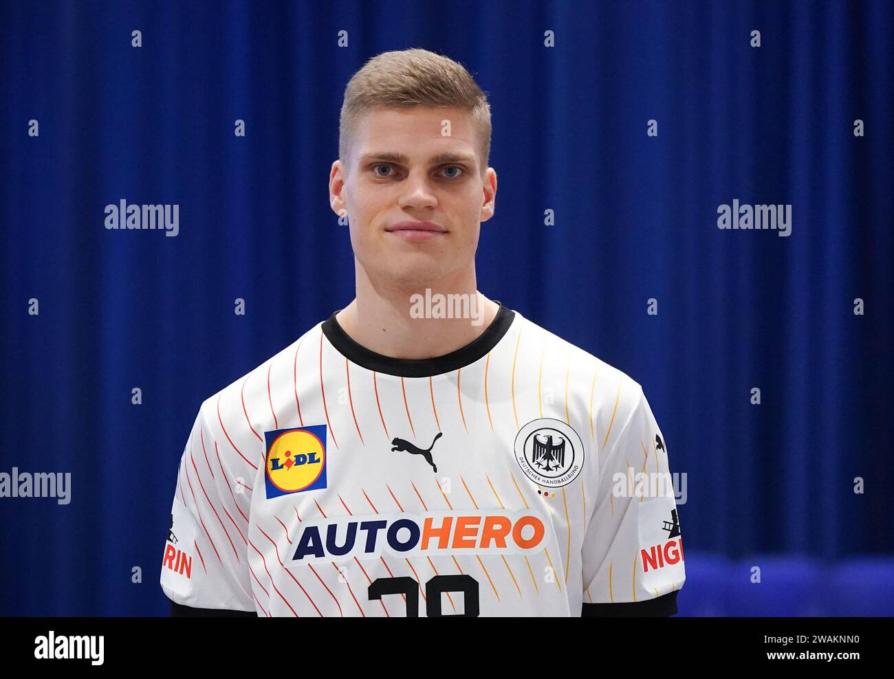 05 January 2024, Schleswig-Holstein, Brunsbüttel: Handball: European ...