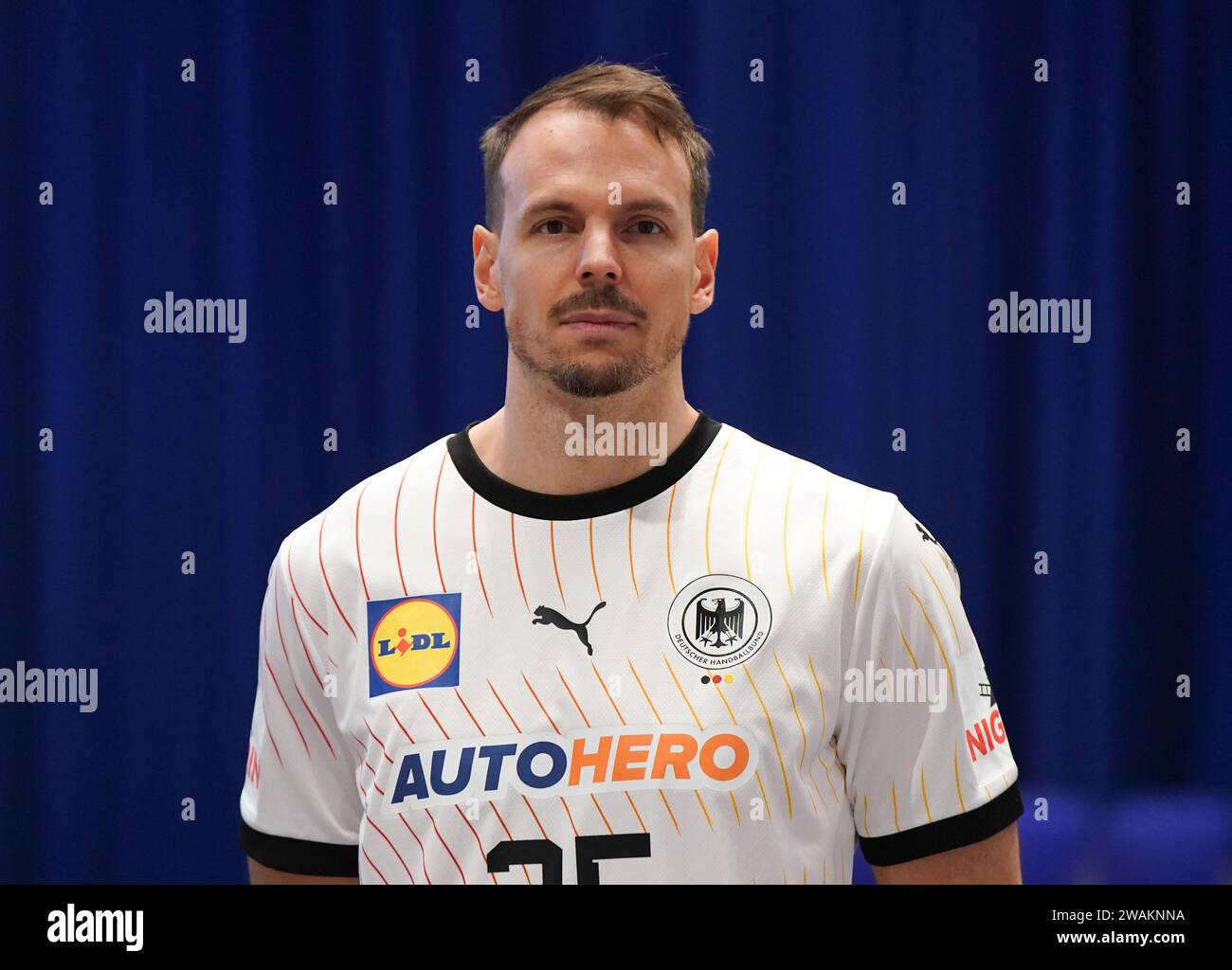 05 January 2024, Schleswig-Holstein, Brunsbüttel: Handball: European ...