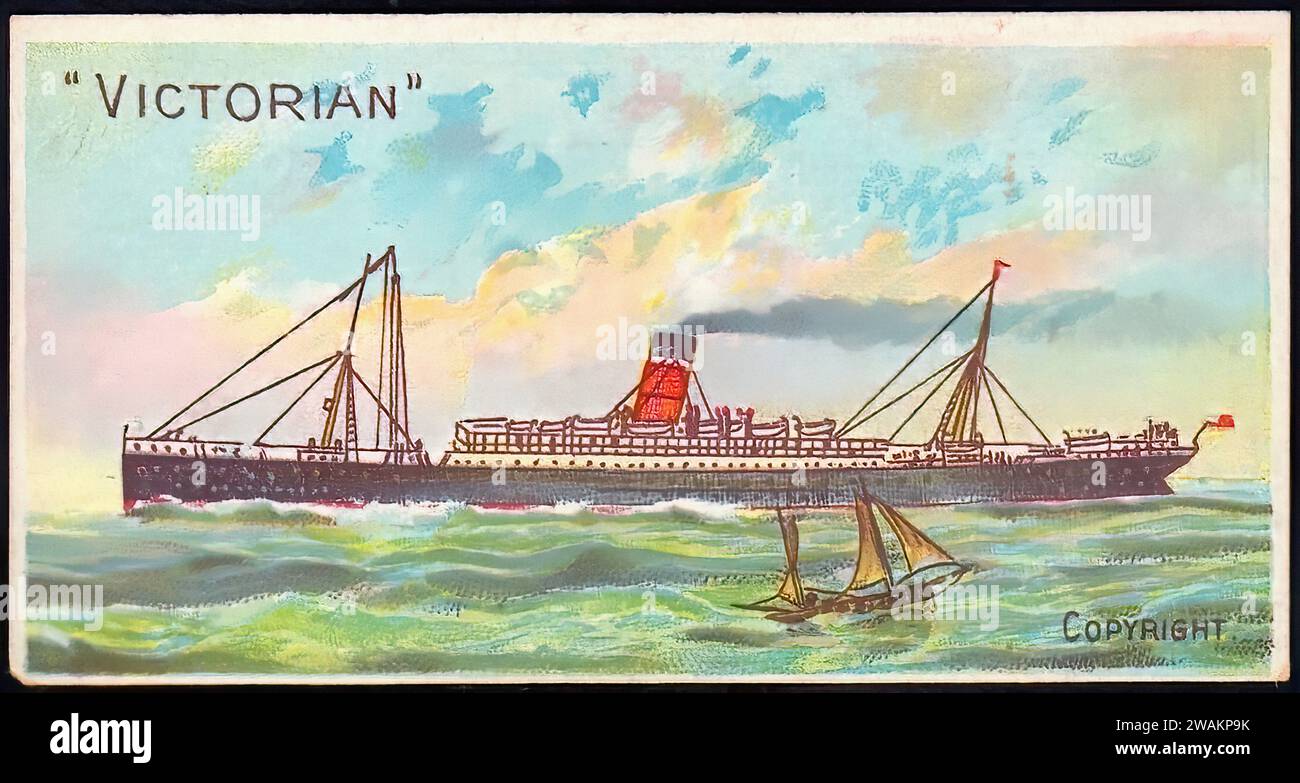 Victorian - Vintage Cigarette Card Illustration Stock Photo - Alamy