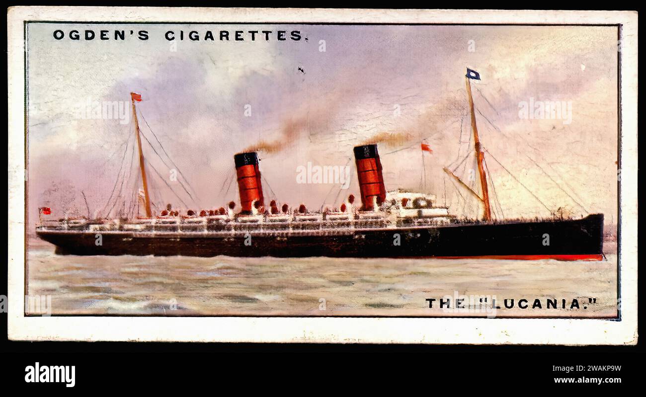 Vintage Ogden's Cigarettes The Blue Riband of the Atlantic (series of ...