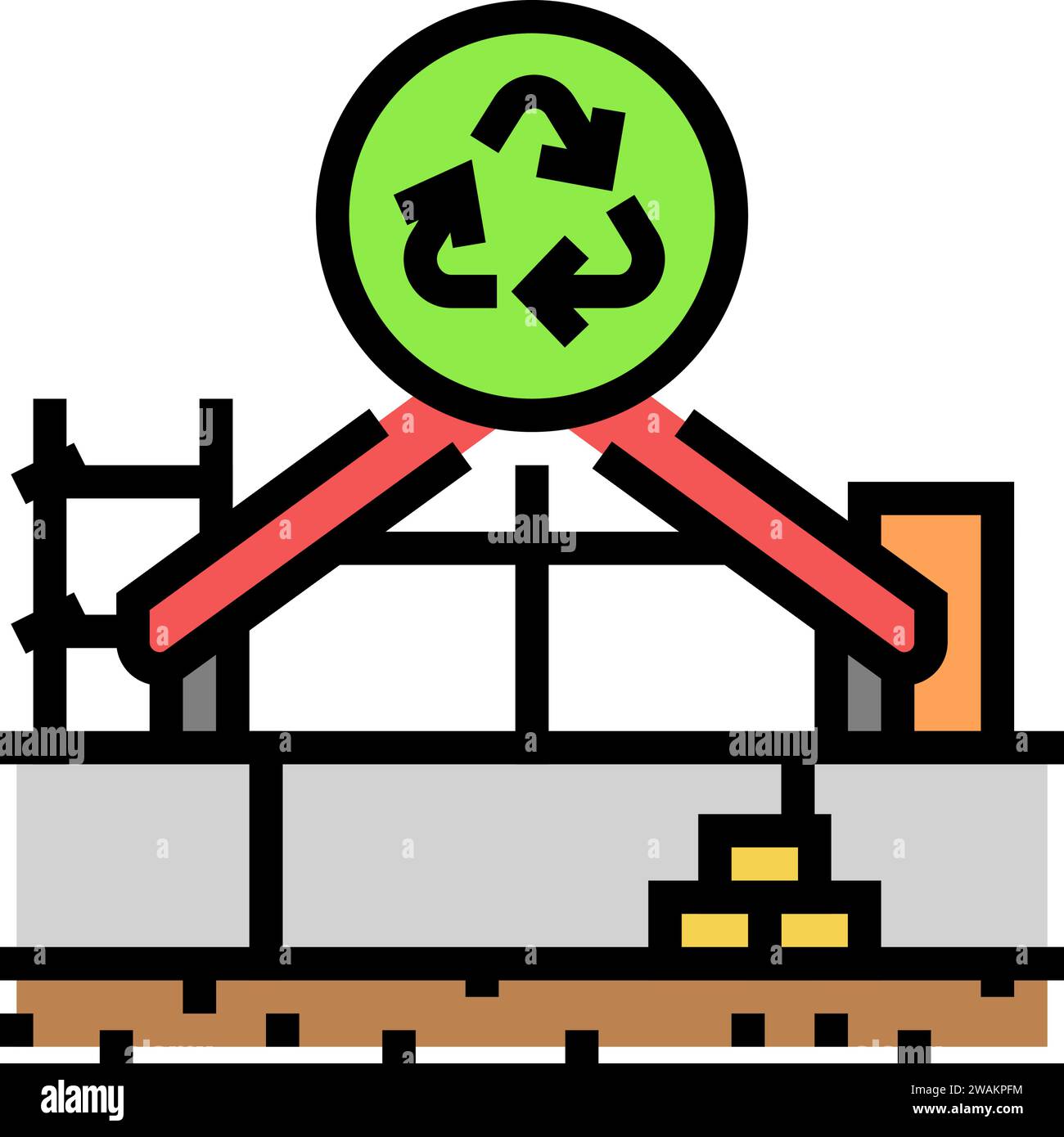 Modern sustainable building exterior Cut Out Stock Images & Pictures ...