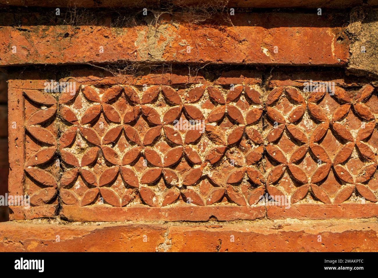 Terracotta patterns ancient stone carving, pattern on stone wall of ...