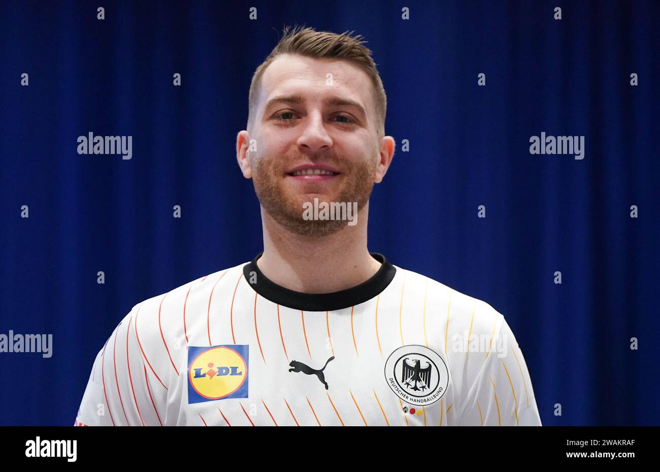 05 January 2024, Schleswig-Holstein, Brunsbüttel: Handball: European ...