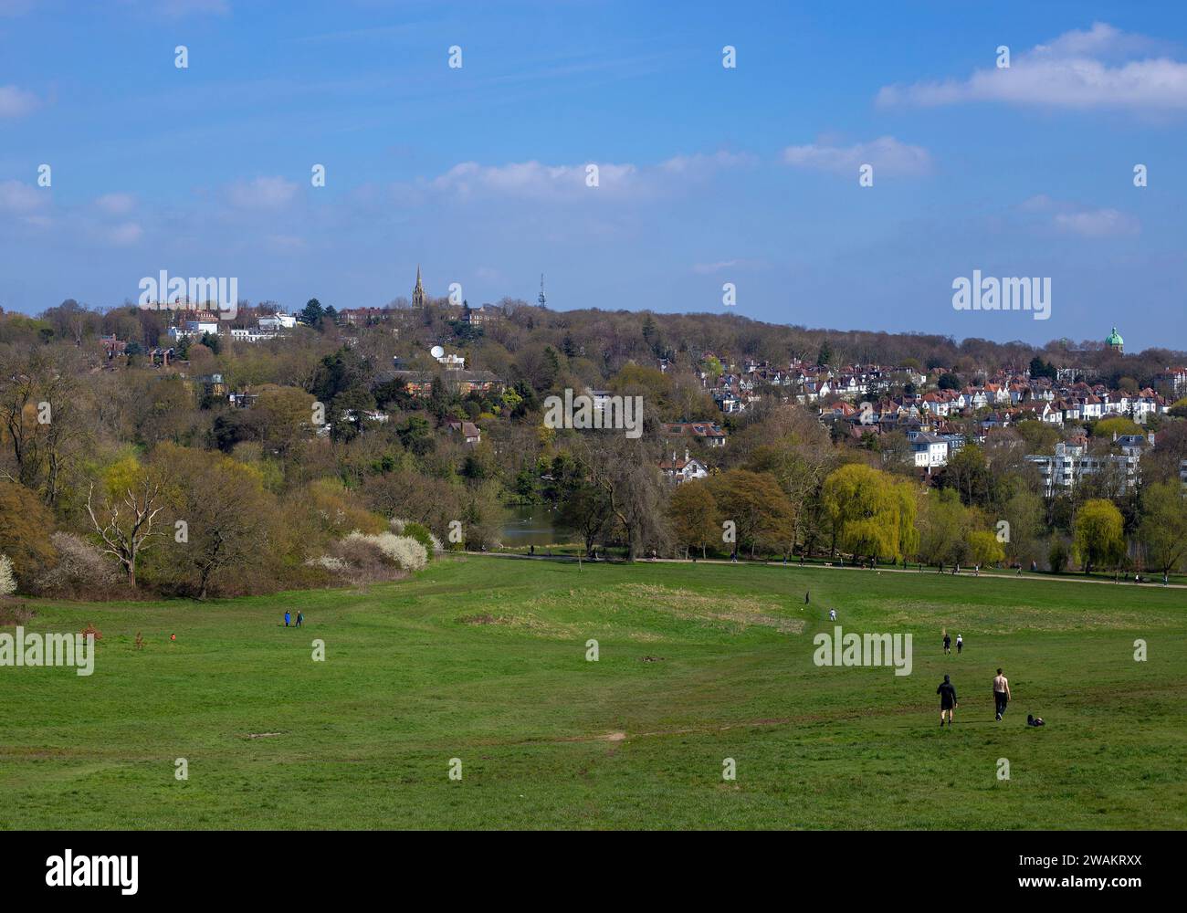Hampstead view of london hi-res stock photography and images - Alamy