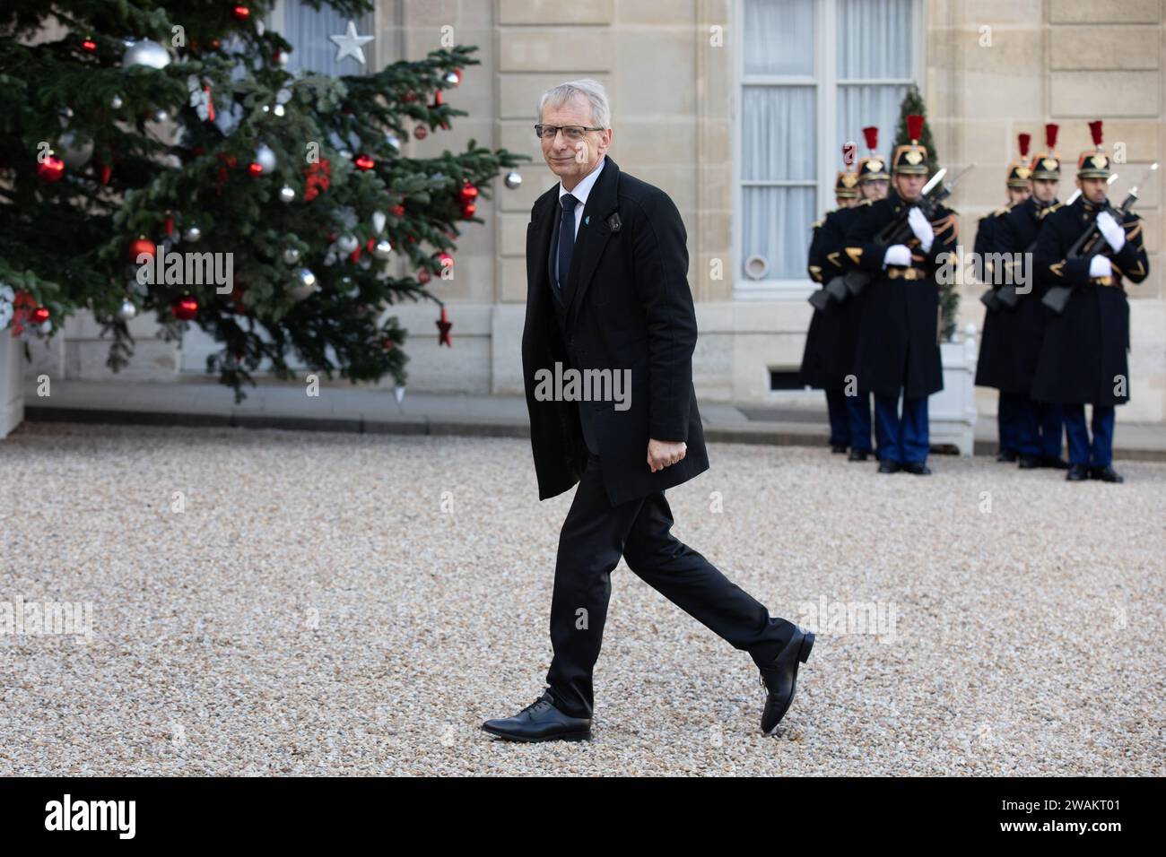 Paris, France, January 5, 2024, Mr Nikolaï Denkov, Bulgarian Prime ...