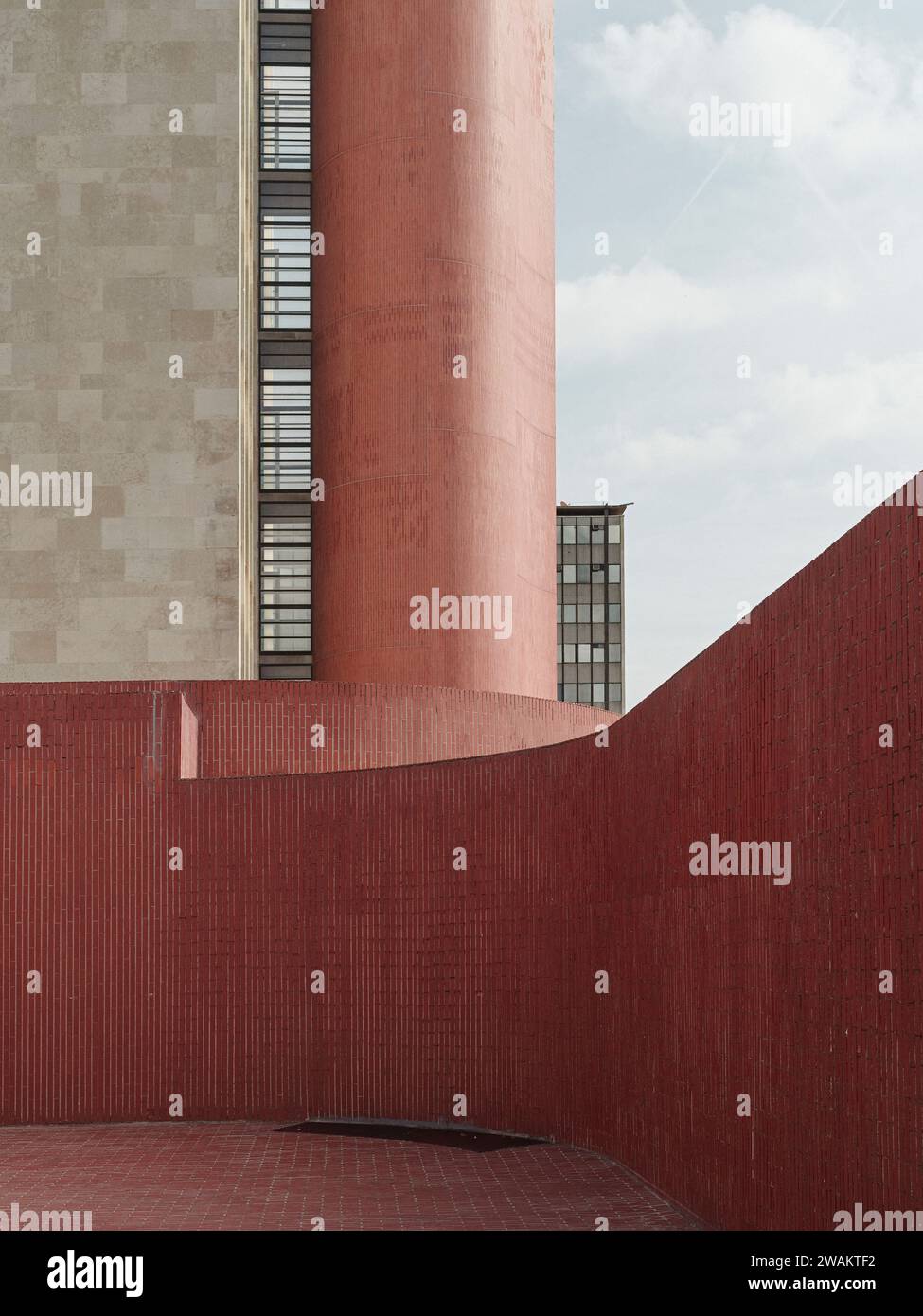 School of Architecture of Barcelona of Barcelona Stock Photo - Alamy