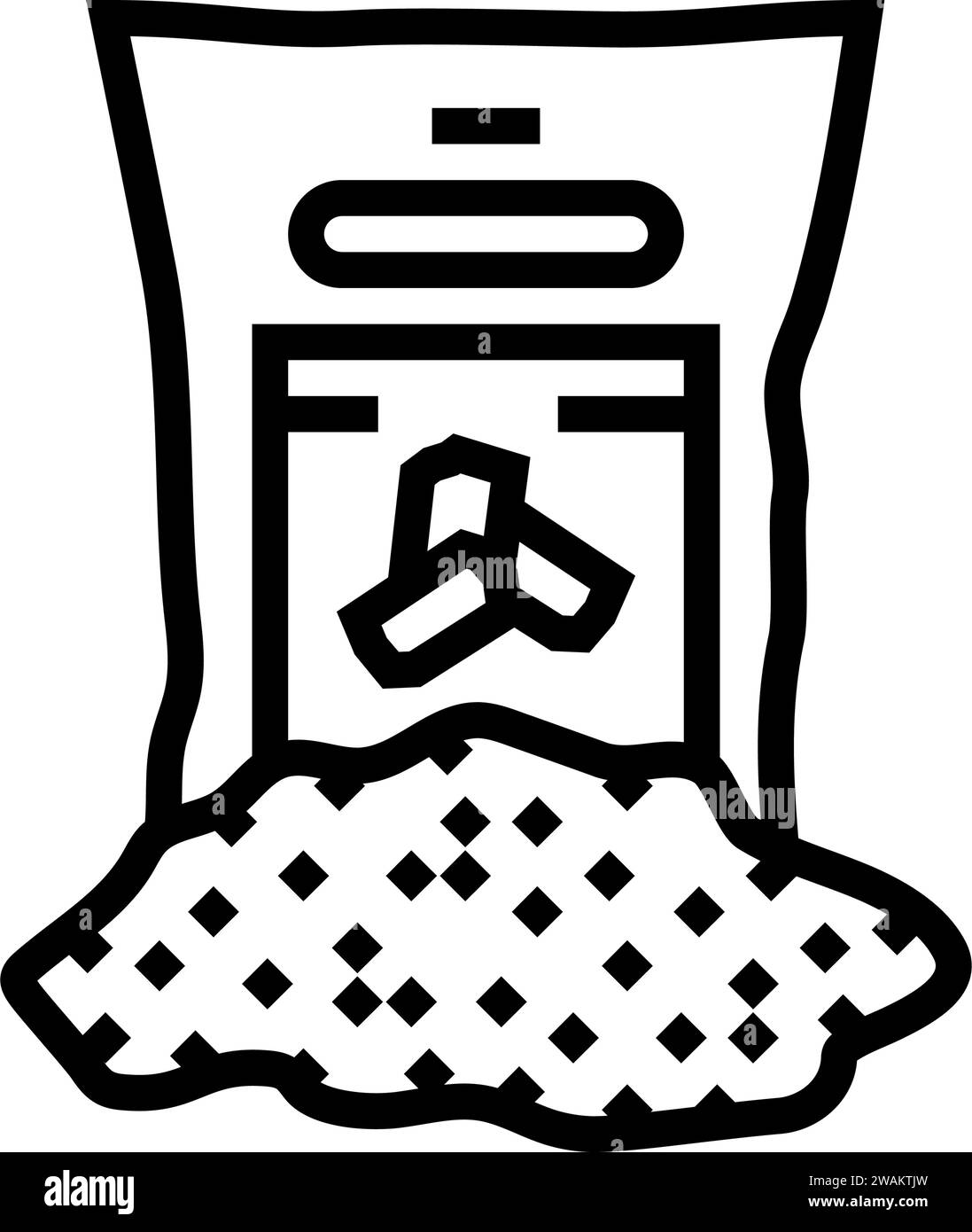 Biomass wood pellets Stock Vector Images - Alamy