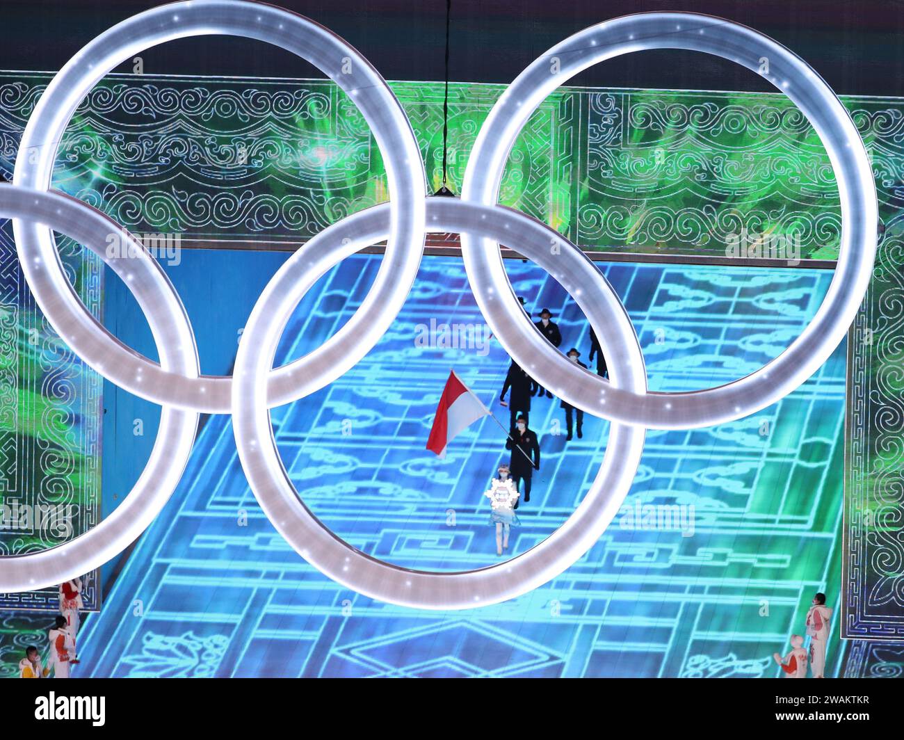 Beijing winter olympics flag hi-res stock photography and images - Alamy