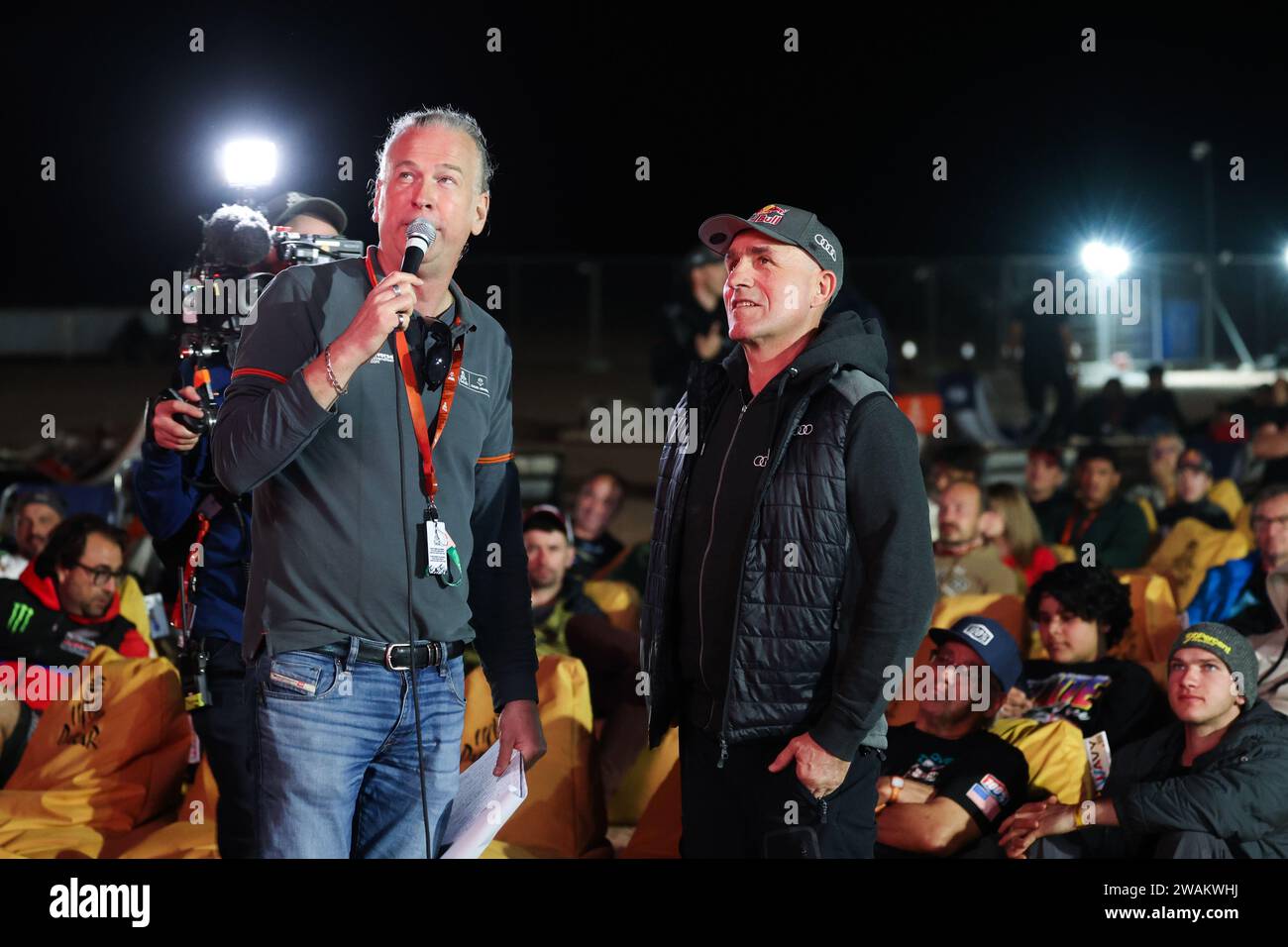 start order ceremony PETERHANSEL Stéphane (fra), Team Audi Sport, Audi ...