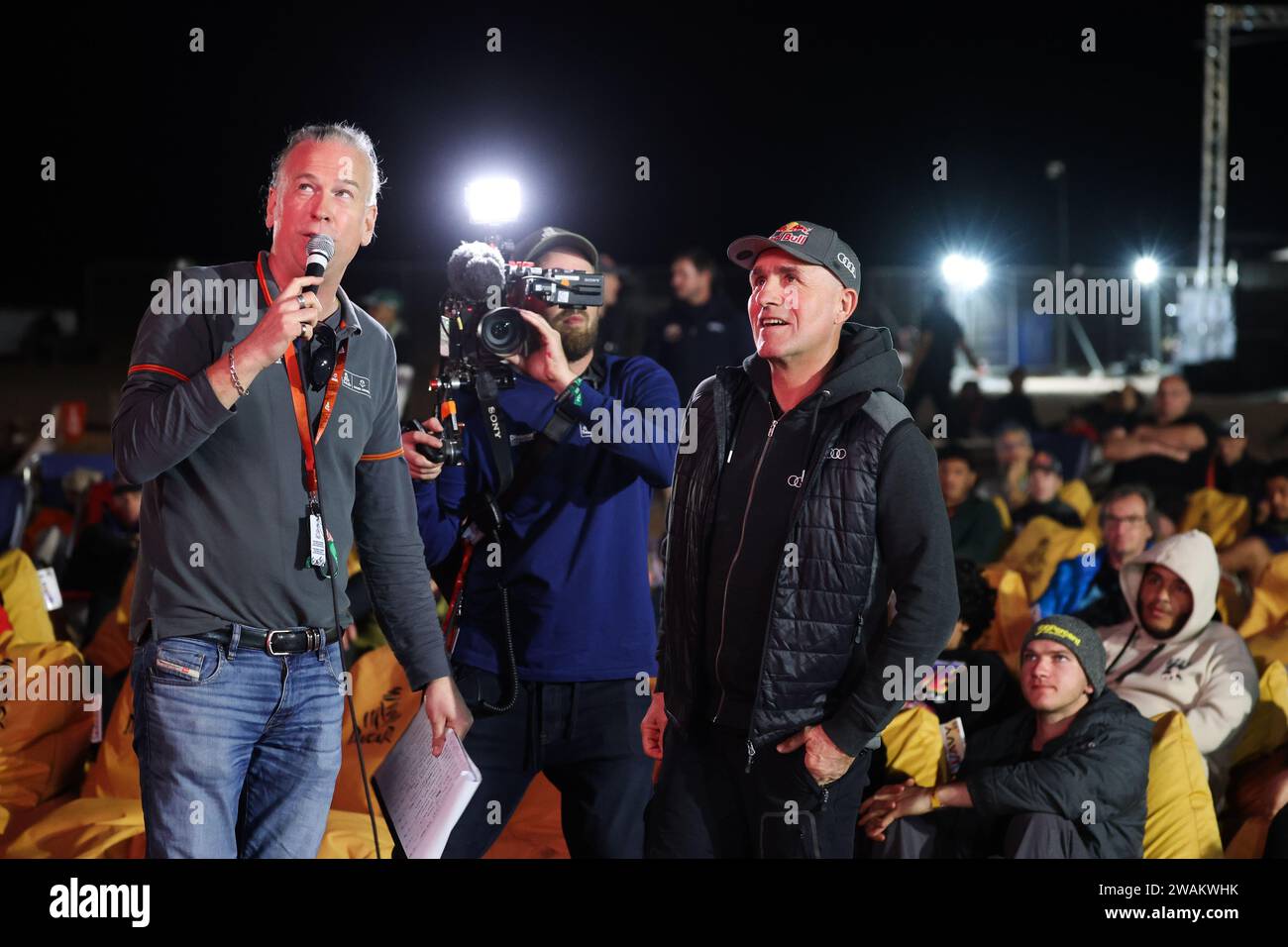 start order ceremony PETERHANSEL Stéphane (fra), Team Audi Sport, Audi ...
