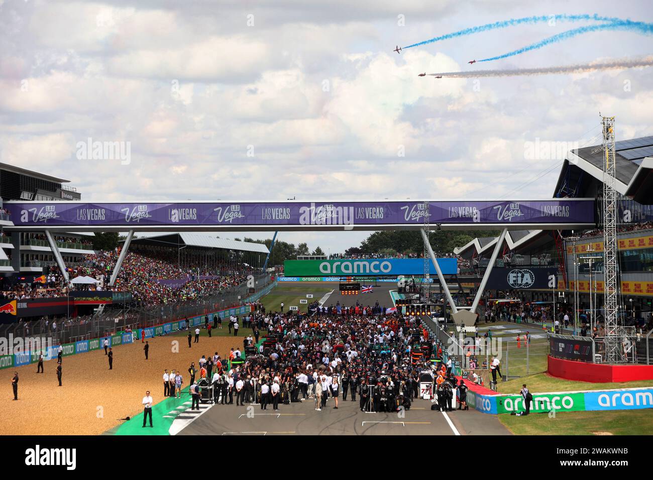 Cars on Grid at F1 British Grand Prix 2023 Stock Photo - Alamy
