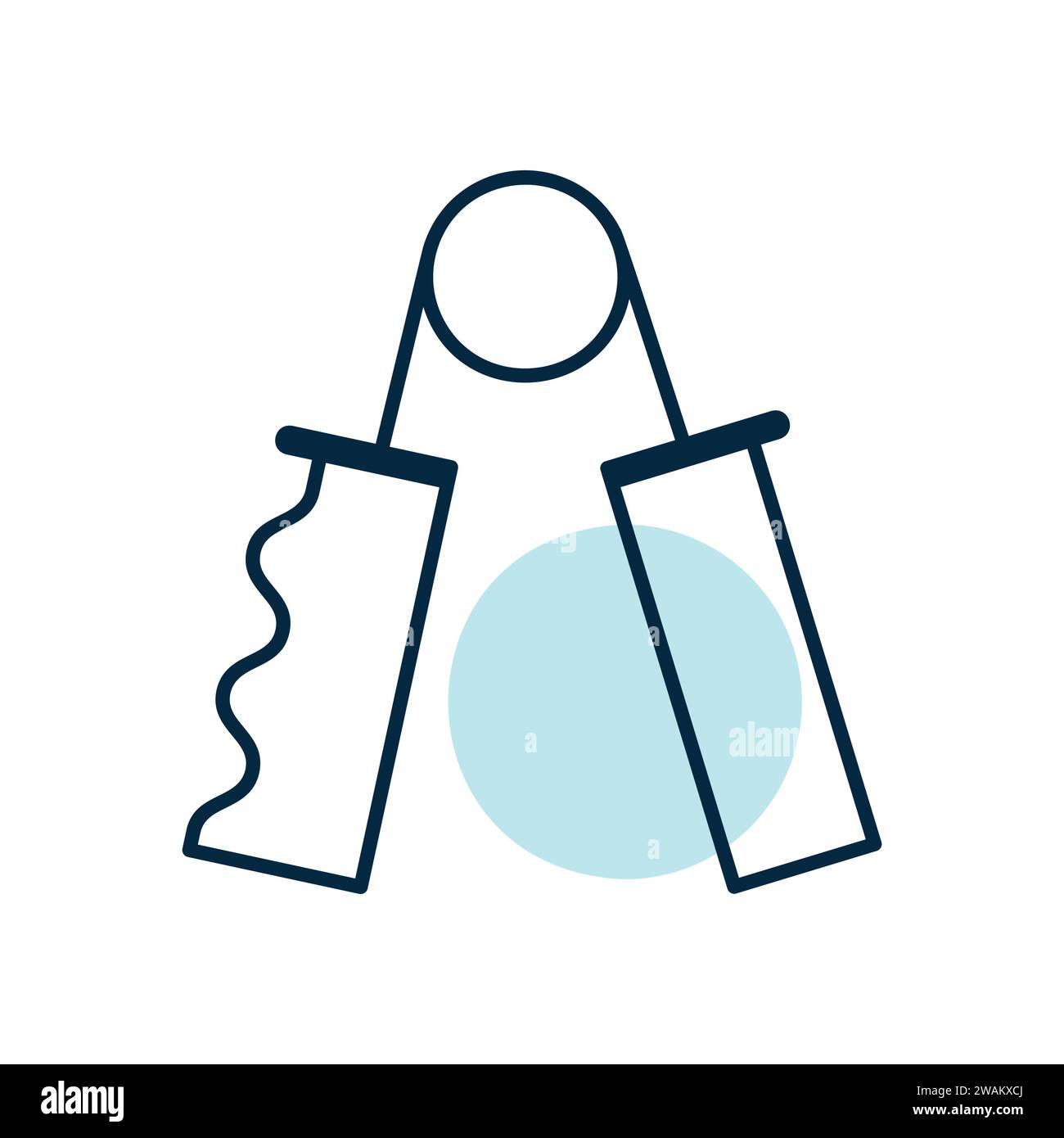 Hand grip vector icon. Graph symbol for fitness and weight loss web ...