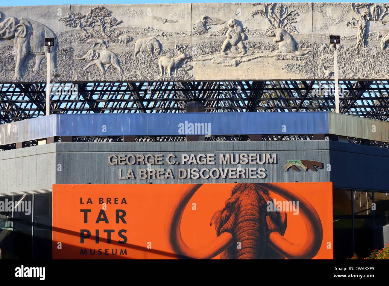 Los Angeles, California: LA BREA TAR PITS and Museum, one of the world ...